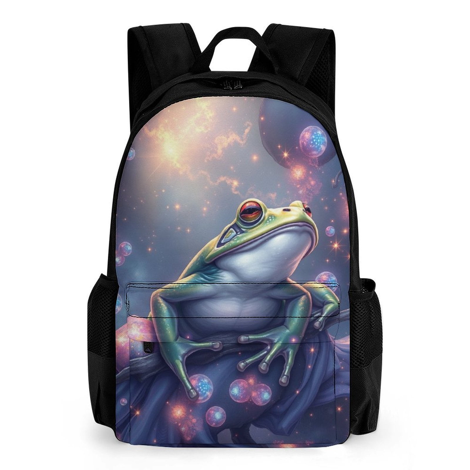 Frog in The Pond Backpack Camping Backpacks Women Men Bags Rucksack ...