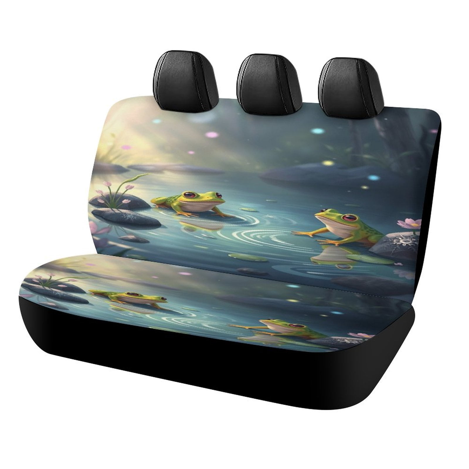 Frog in The Pond Car Back Seat Pad Useful Stain Resistant Covers ...