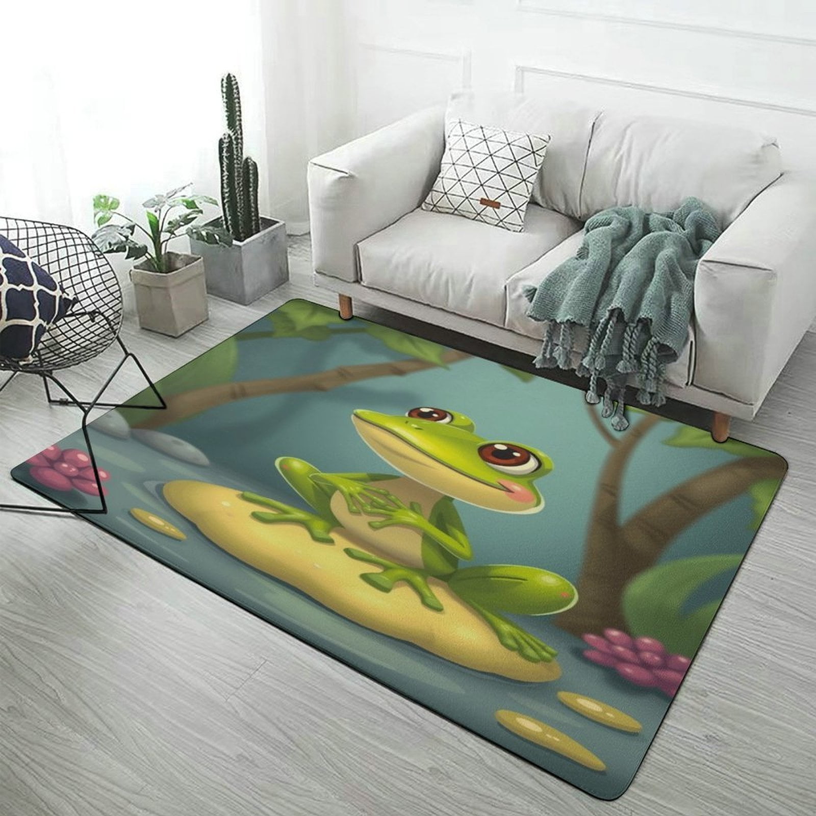 Frog in The Pond Light Luxury Home Carpets Living Room Ration Large ...