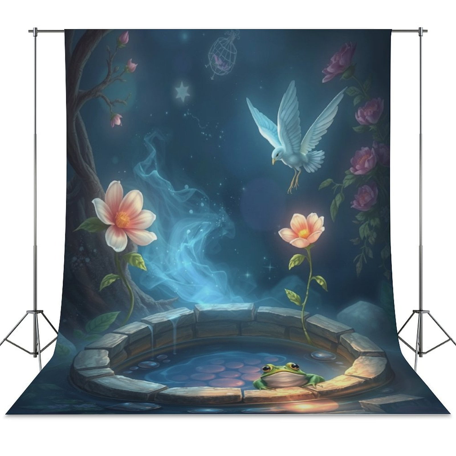 Frog in The Pond Photography Backdrops Adult Photostudio Props Decors ...