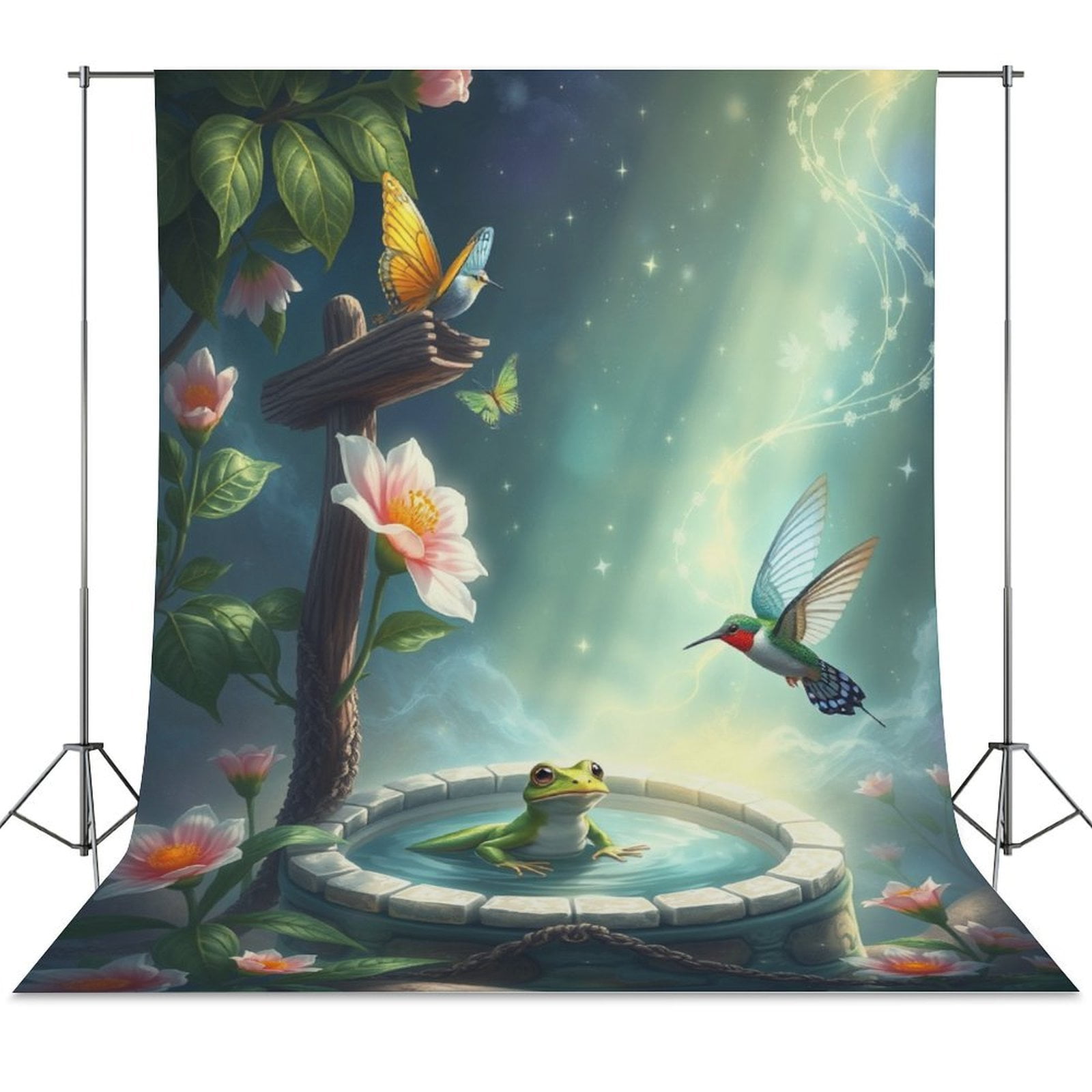 Frog in The Pond Photography Backdrops Adult Photostudio Props Decors ...