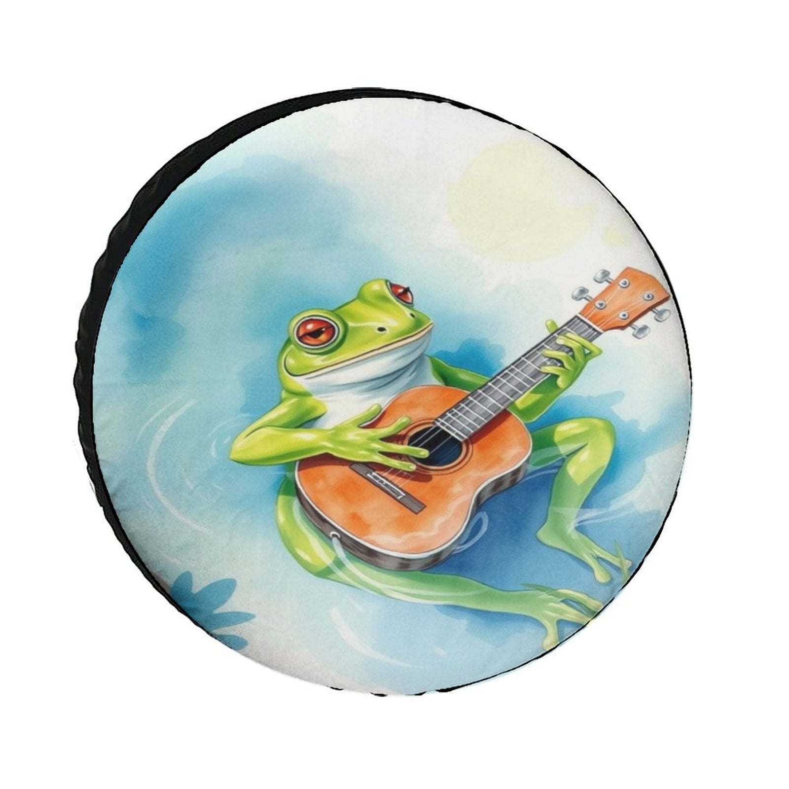 Frog in The Pond Spare Tire Cover Universal Waterproof Dust Proof Wheel ...