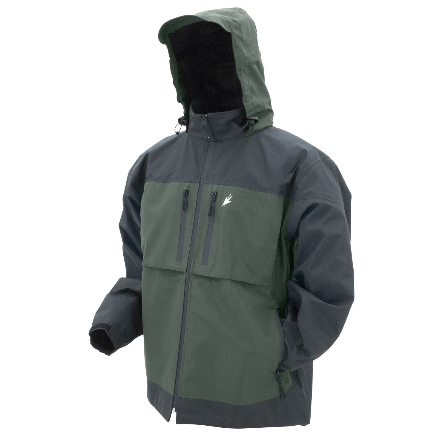Frogg Toggs Anura HD Waterproof Rain Jacket, Forest Green/Carbon, Size ...