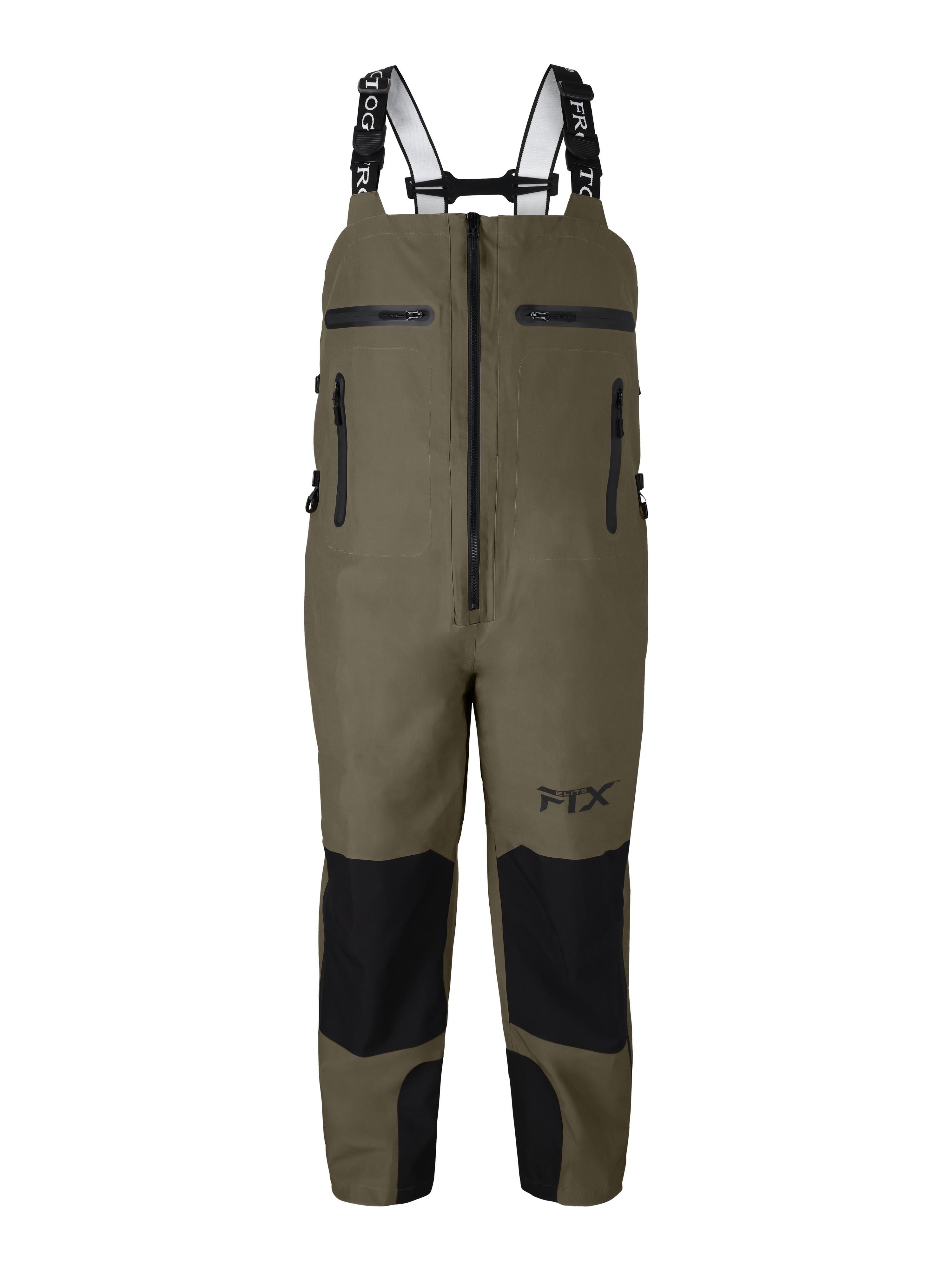 Frogg Toggs FTX Elite Bib | Brown and Stone | Size MD - Walmart.com