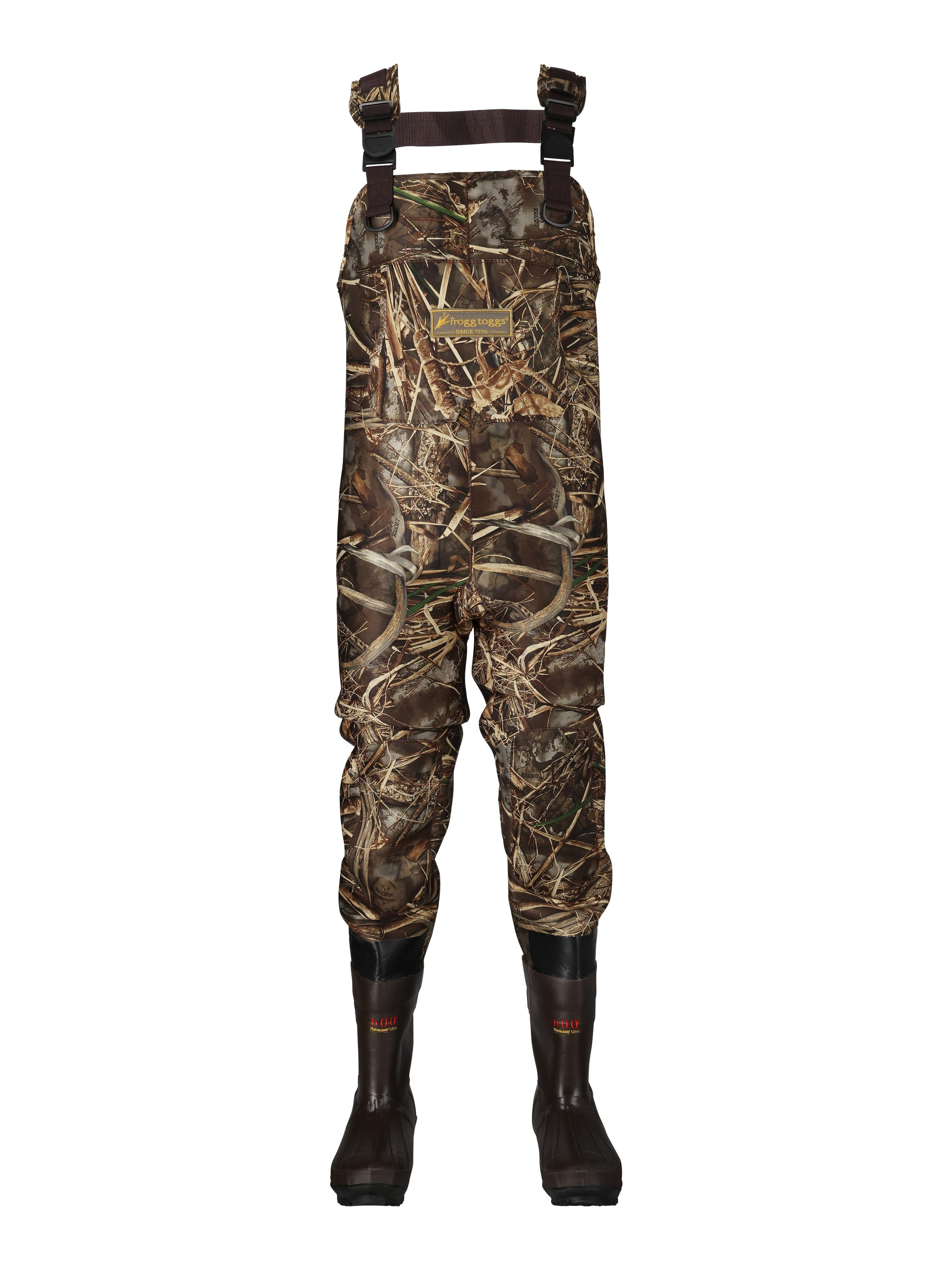 Frogg Toggs Men's Amphib 3.5mm Neoprene Bootfoot Wader | Realtree Max-7 ...