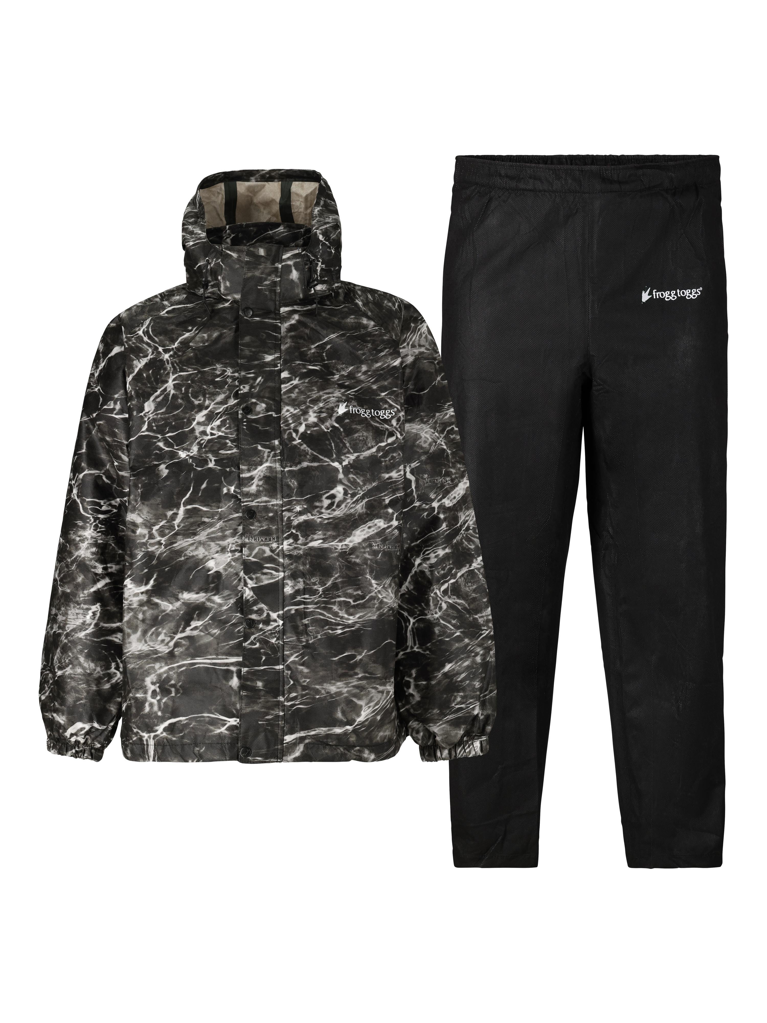 Frogg Toggs Classic All-Sport Rain Suit, Mossy Oak Elements Blacktip ...