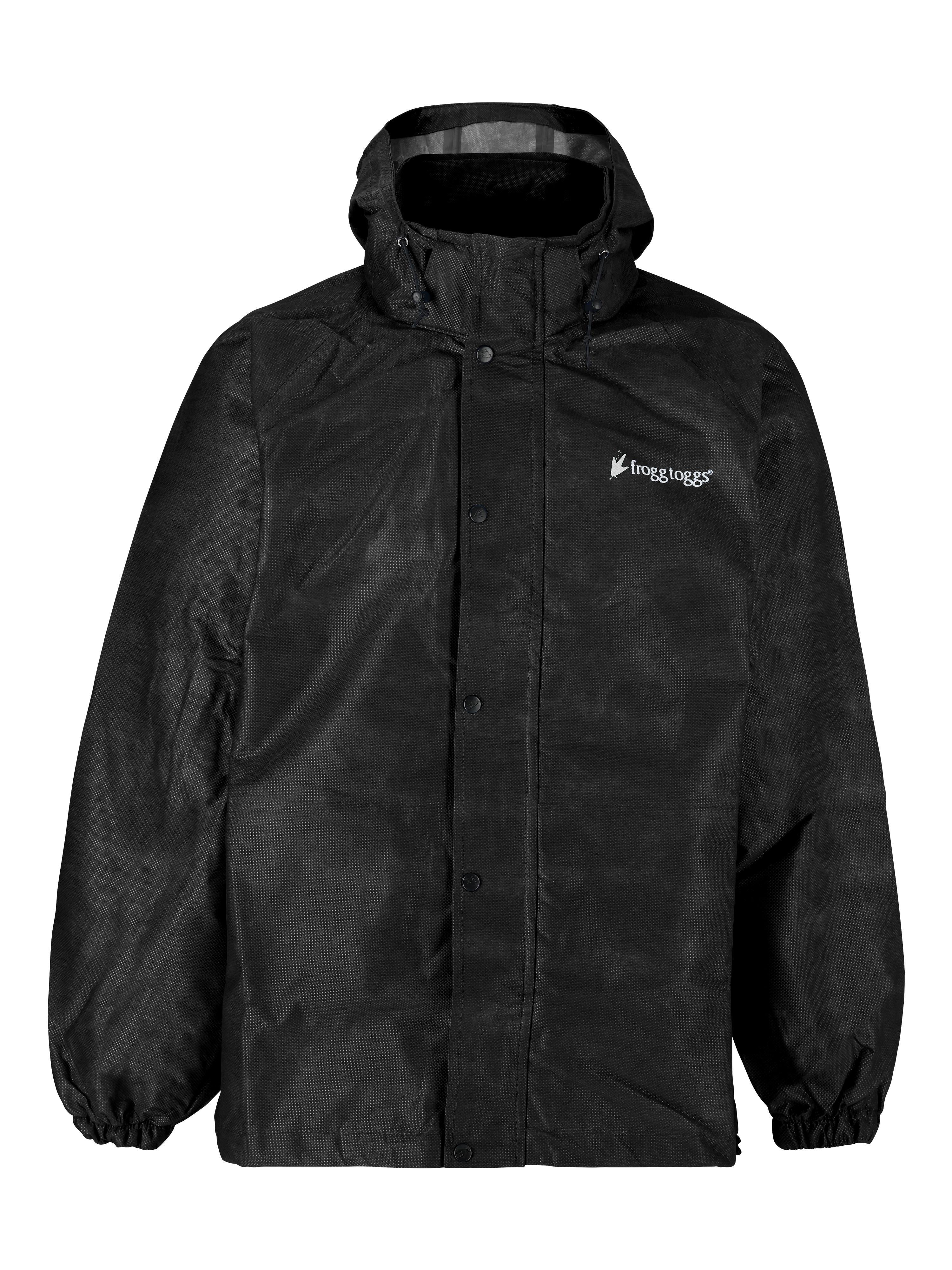 Frogg Toggs Men's Classic Pro Action Jacket | Black | Size LG - Walmart.com