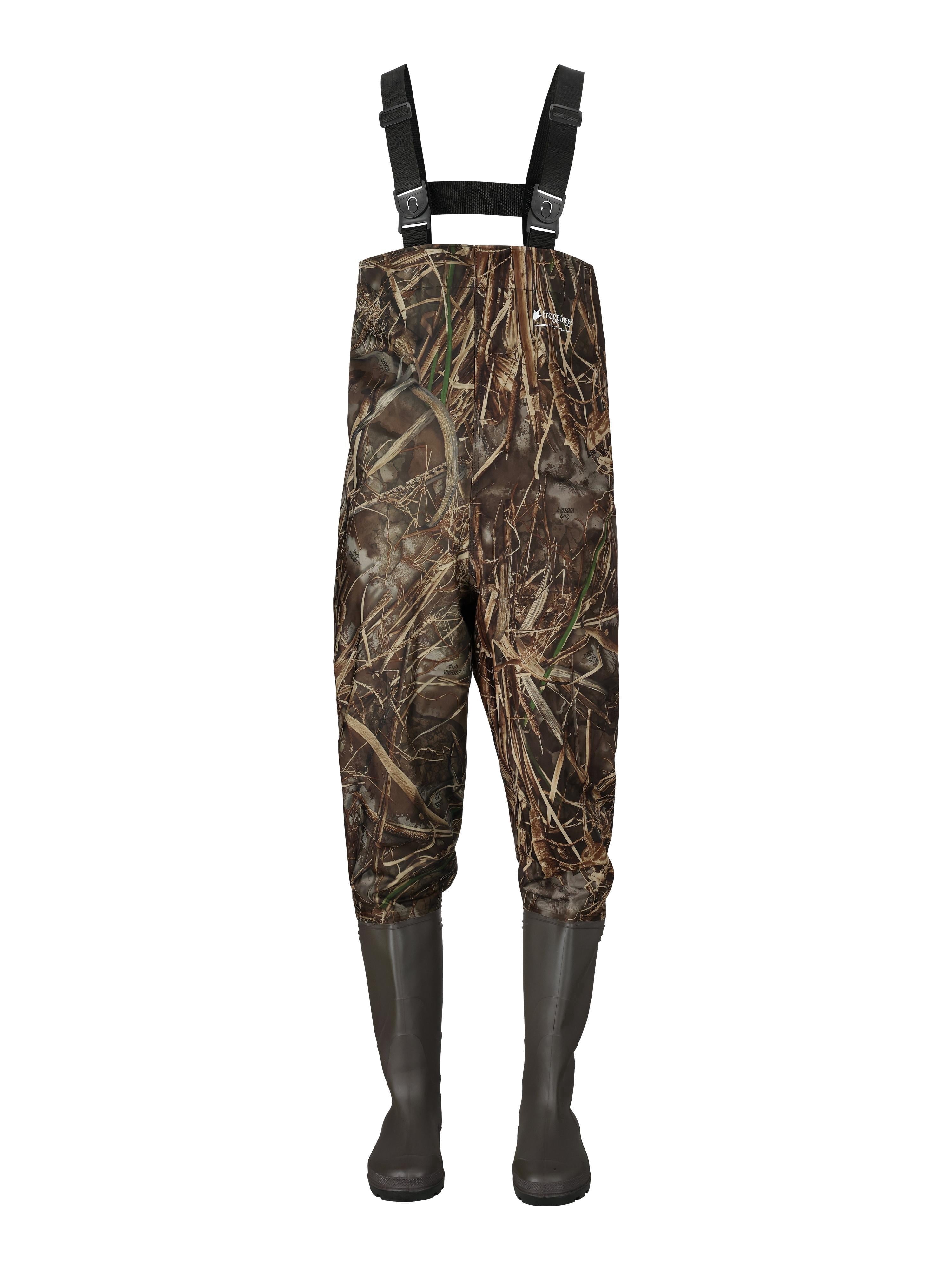 frogg toggs Men's Rana II PVC Lug Chest Waders Realtree Max-7 11 ...