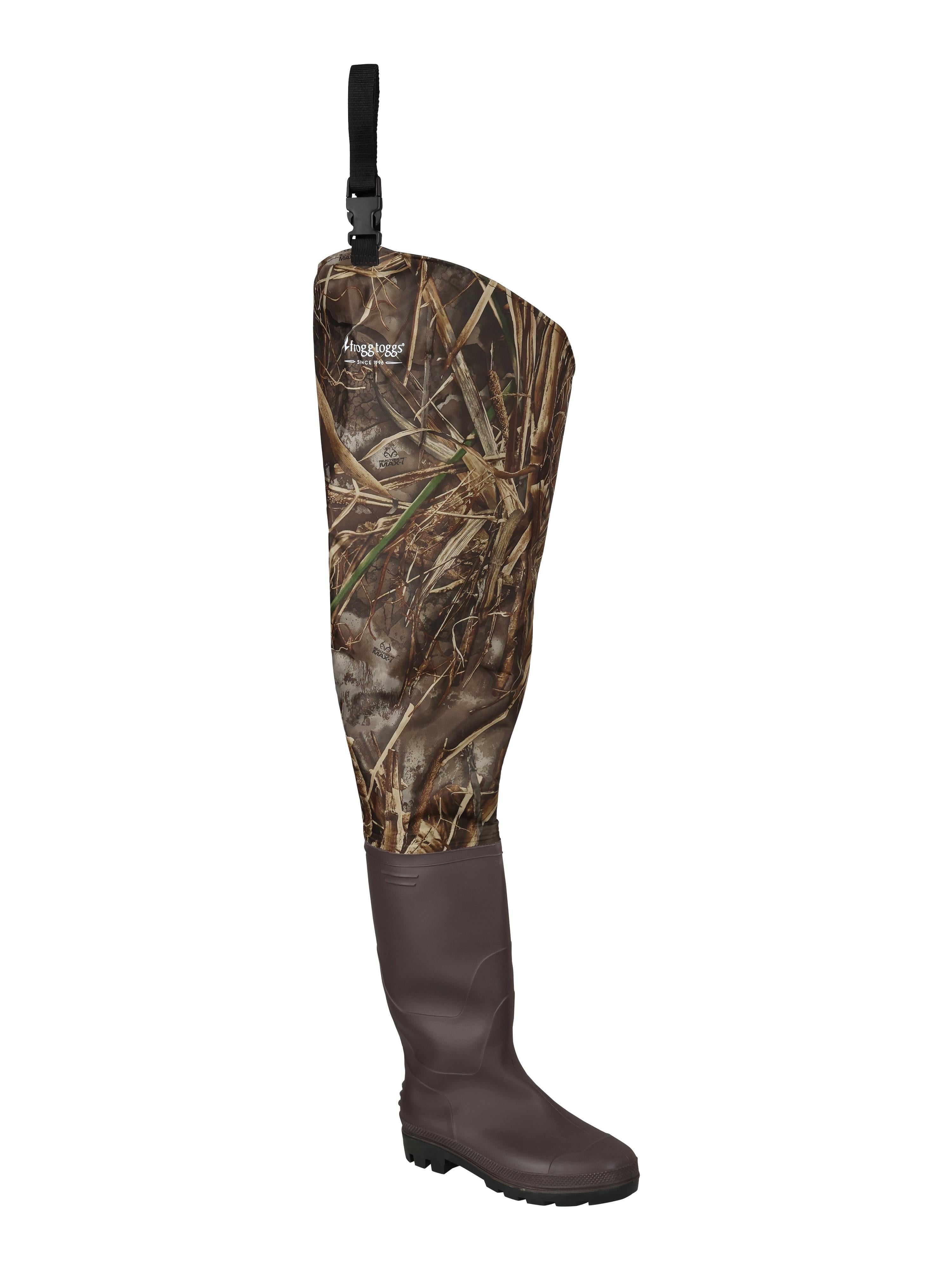 frogg toggs Rana II PVC Lug Sole Hip Waders Realtree Max-7 8 Regular ...
