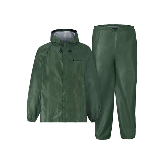 West Chester Protective Gear 2XL 2-Piece Green PVC Rain Suit 44100/XXL ...
