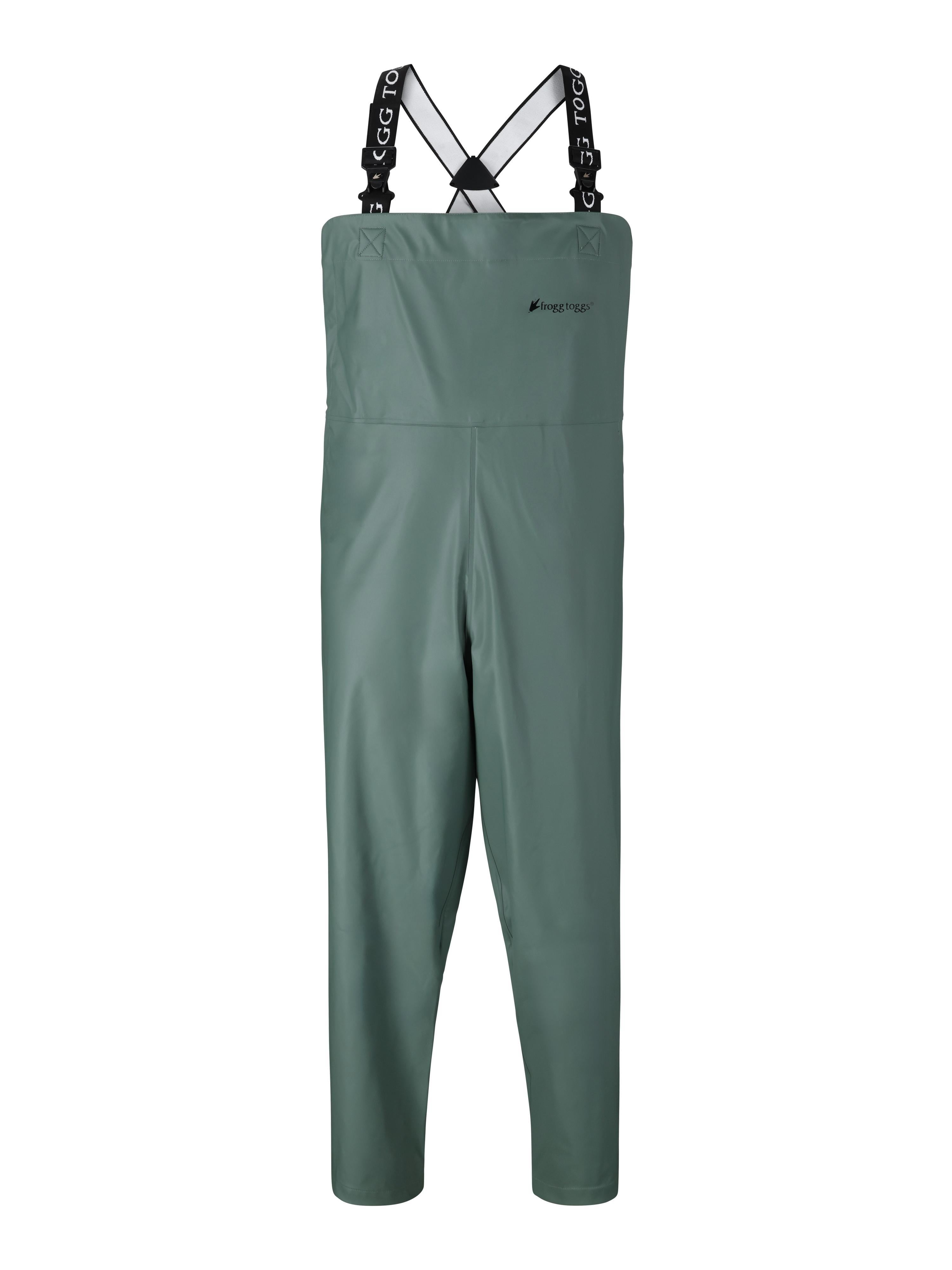 Frogg Toggs Men's Way Point Angler Fishing Bib | Green | Size XL ...