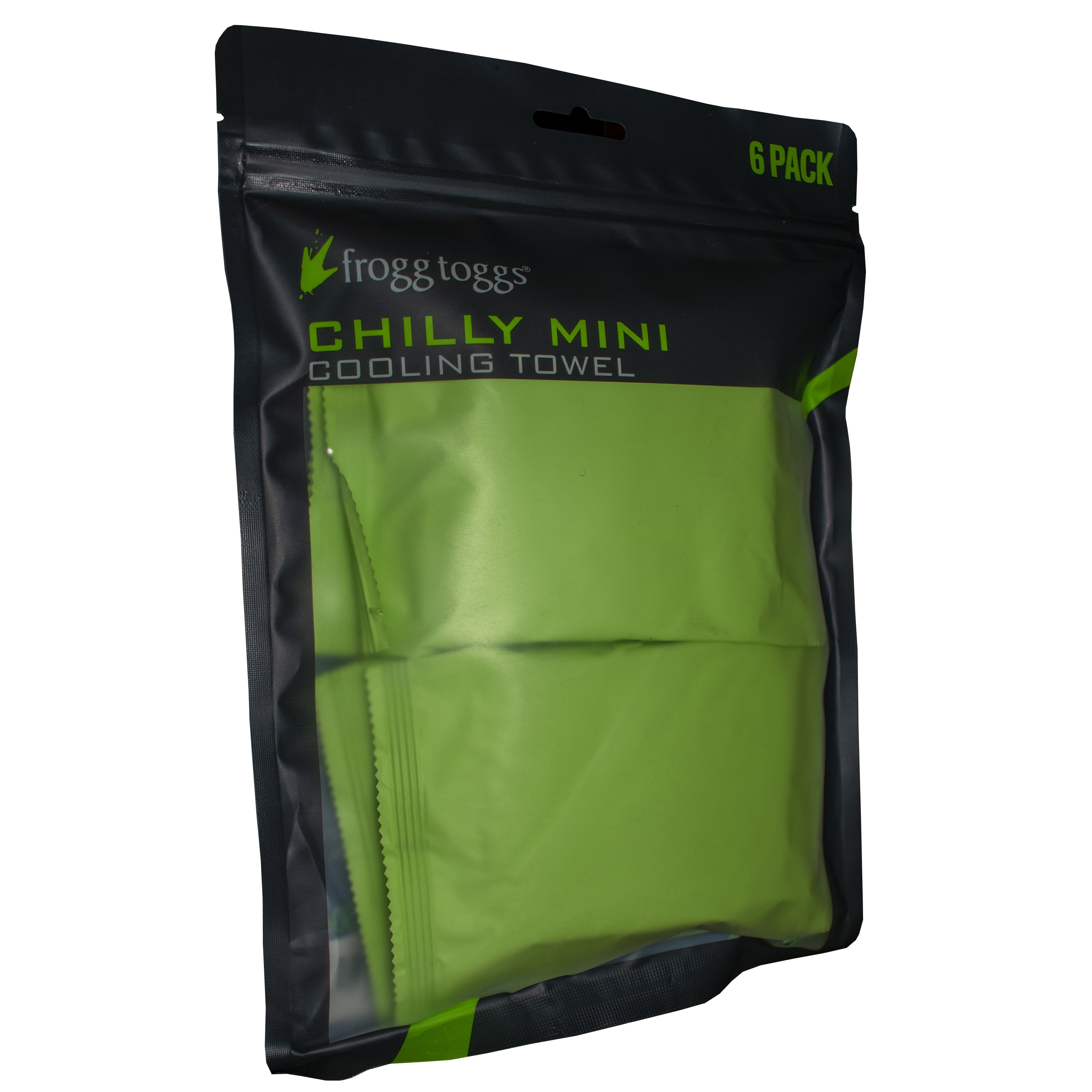 Frogg Toggs Mini Chilly Pad | Lime Green | 6-Pack Flat Pack - Walmart.com