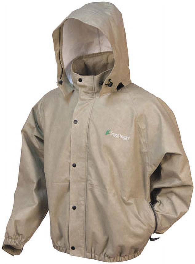 Frogg Toggs Pro Action Rain Jacket Khaki Tan XL PA63122-04-XL - Walmart.com