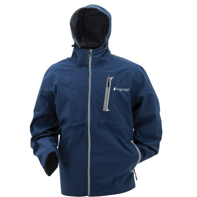 Frogg Toggs Rockslide Waterproof Rain Jacket, Navy, Size Medium ...