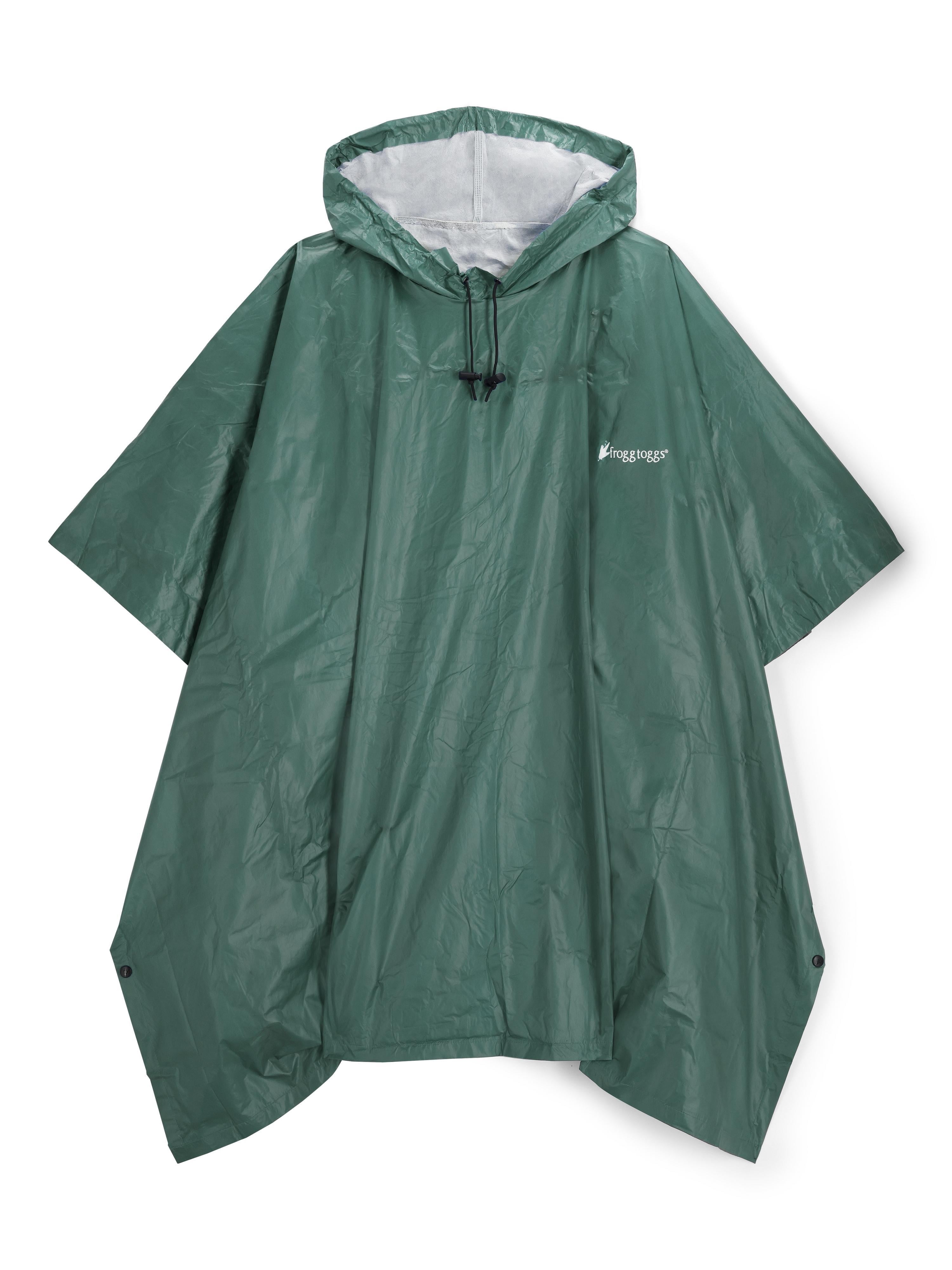 Frogg Toggs Ultra-Lite2 Poncho | Dark Green | One Size - Walmart.com
