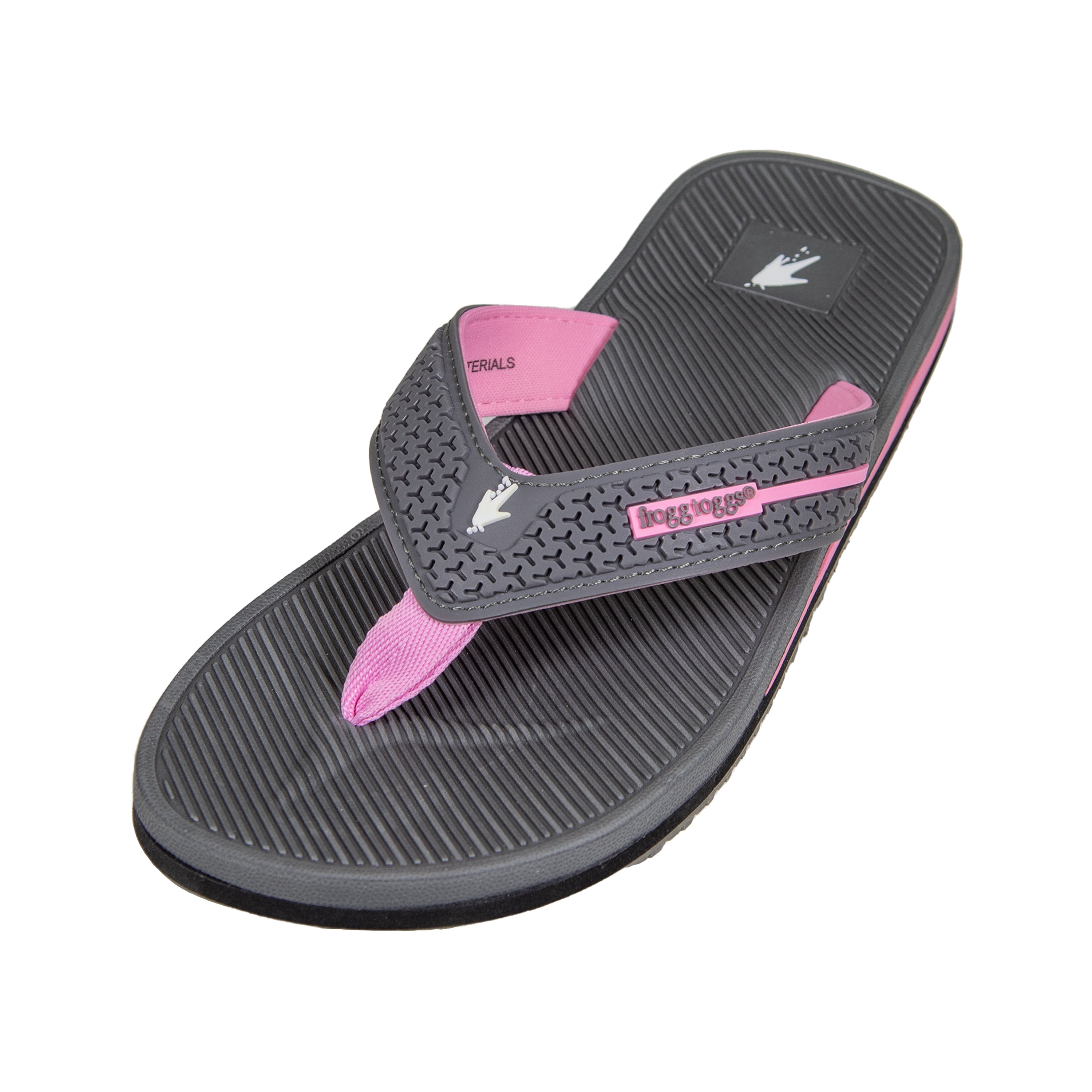 Frogg Toggs Women's Flipped Out Flip Flops | Gray | Size 8 - Walmart.com