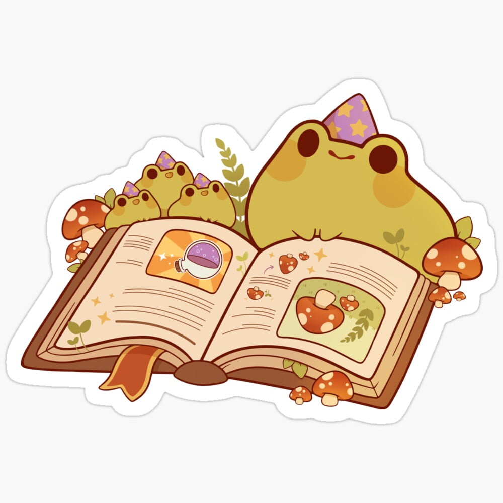 Froggie Potion Class Sticker Phone Decal Water Bottle Stickers Car ...