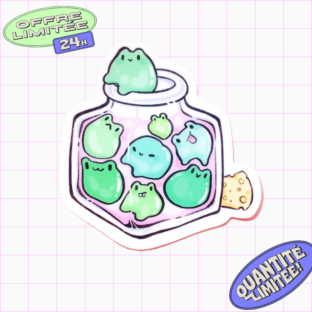 Froggy Potion Sticker | Magic Witch Frog Design | Sticker for Laptop ...