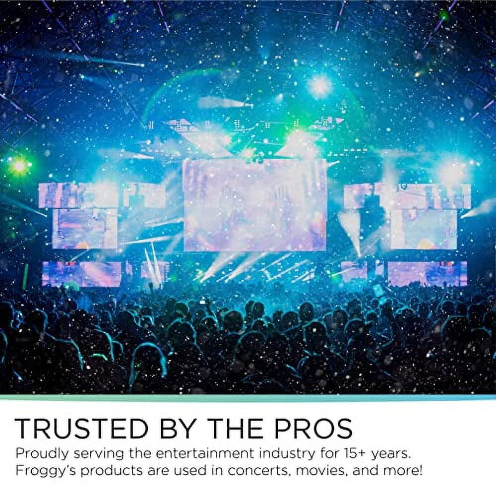 Froggy's Flakes Snow Machine Fluid, Dry Formula Snow Fluid with 50-75 ...