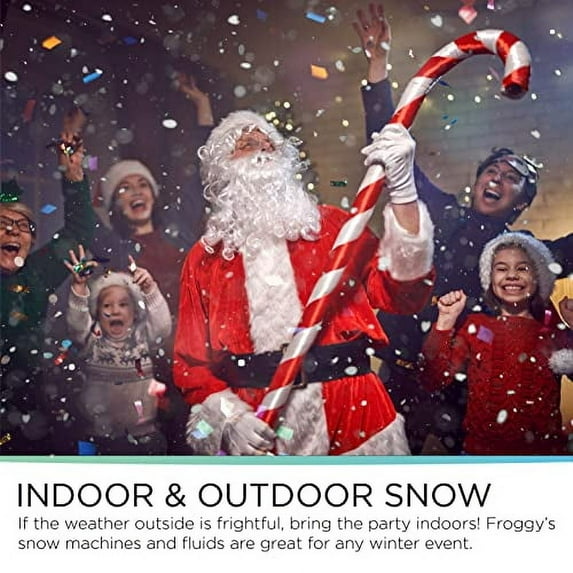Froggy's Flakes Snow Machine Fluid, Extra Dry Formula Snow Fluid with ...