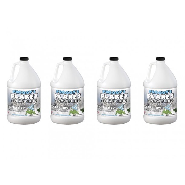 Froggy's Fog Extra Dry Water Based Evaporative Snow Fluid, 1 Gal (4 ...