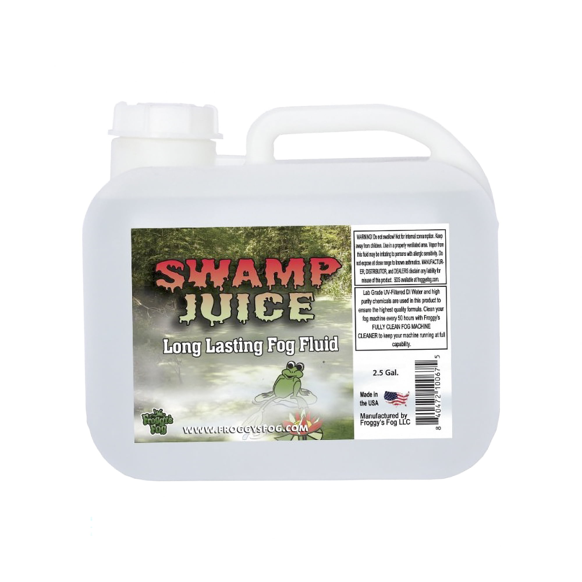 Froggy's Fog Swamp Juice Long Lasting Fog Fluid For Outdoors, 2.5 Gal ...