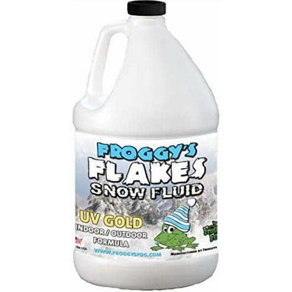 Froggys Flakes - 1 Gallon - Ultraviolet Gold - UV Snow Machine Juice ...