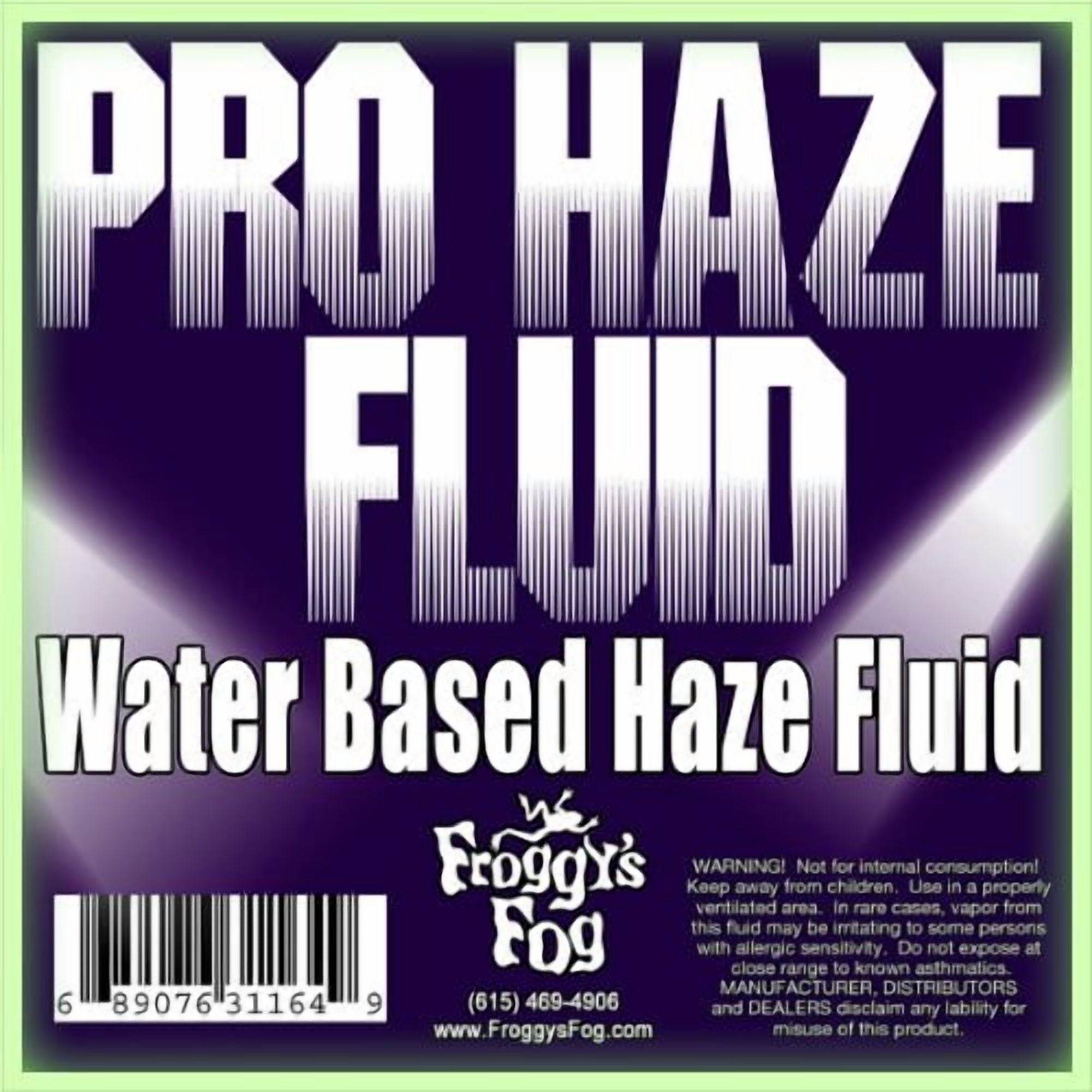 Froggys Fog - Pro Haze - High-Performance Haze Fluid for Hurricane Haze ...