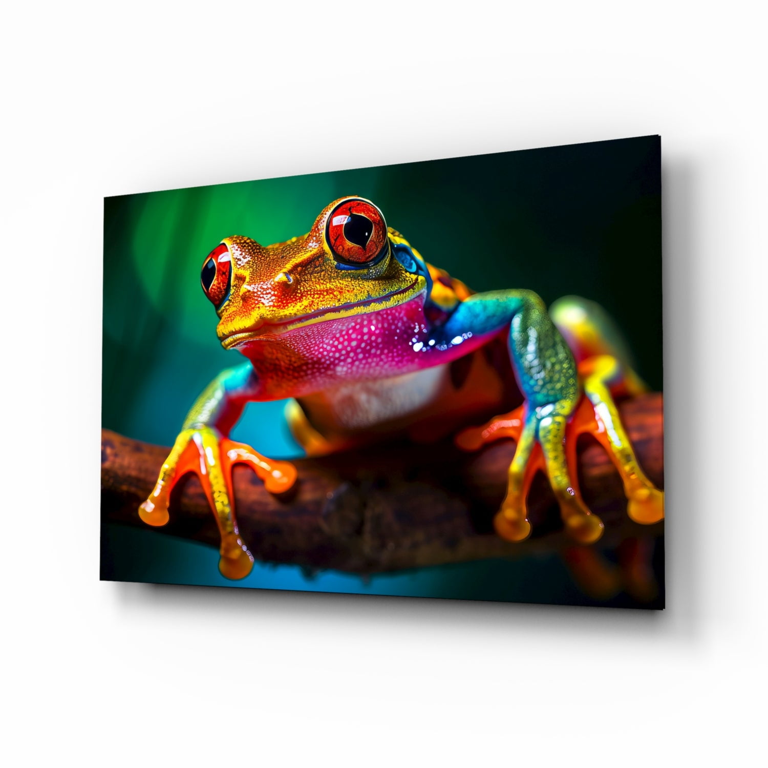 Froglet Glass Wall Art || Designer Collection - Walmart.com