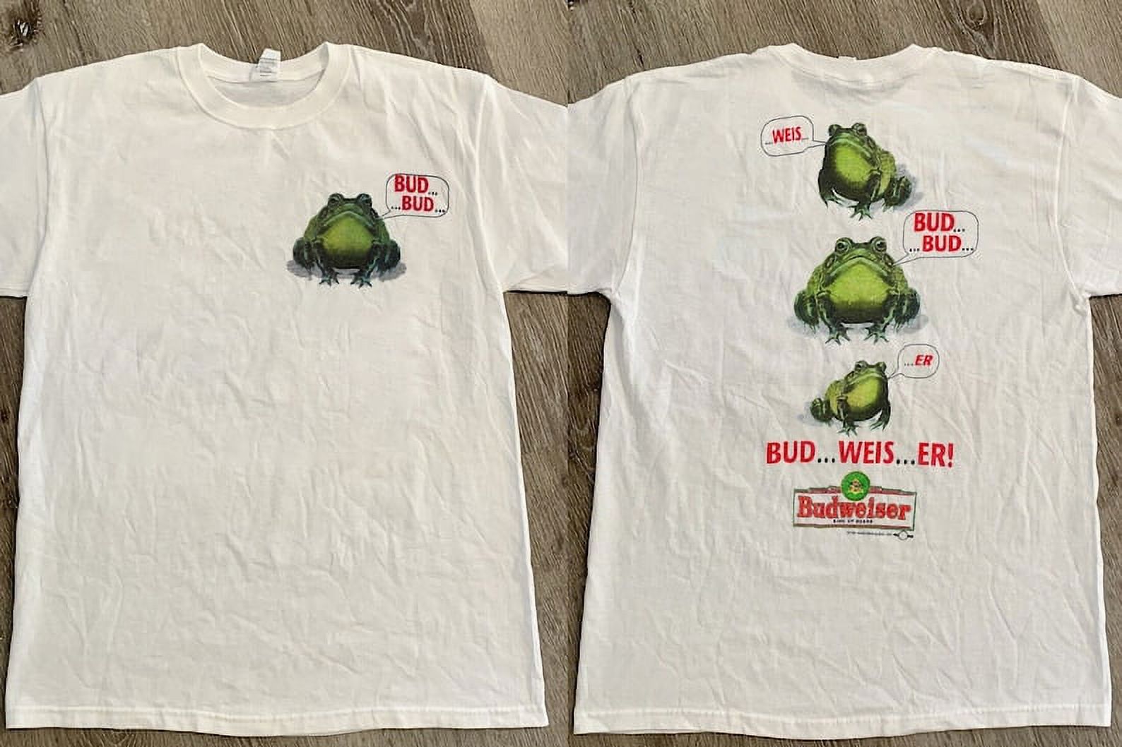 Frogs Bud Weis Er Beer T-Shirt, 90s Beer Frog T-Shirt, Beer Lover Shirt ...