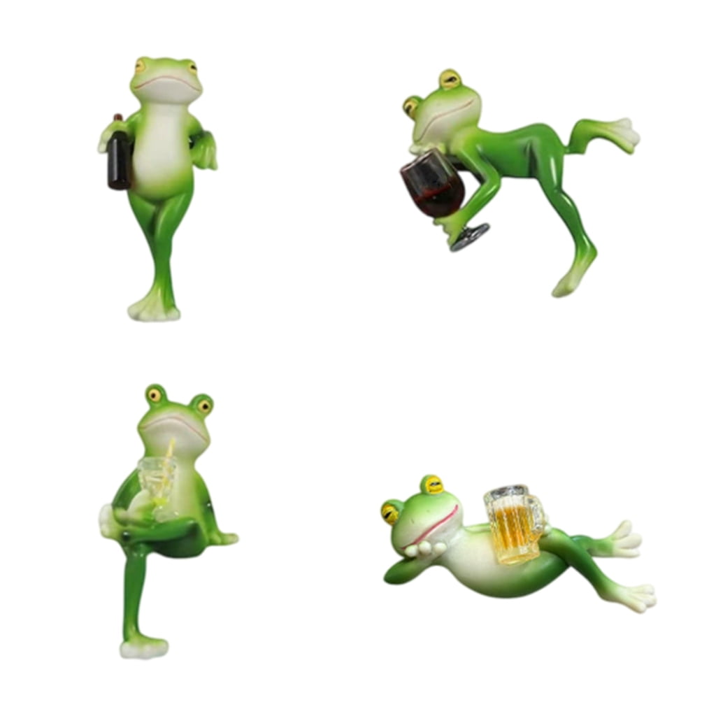 Frogs Figurine Pot Hangers Decorations,Hanging Frogs Figurine Garden ...
