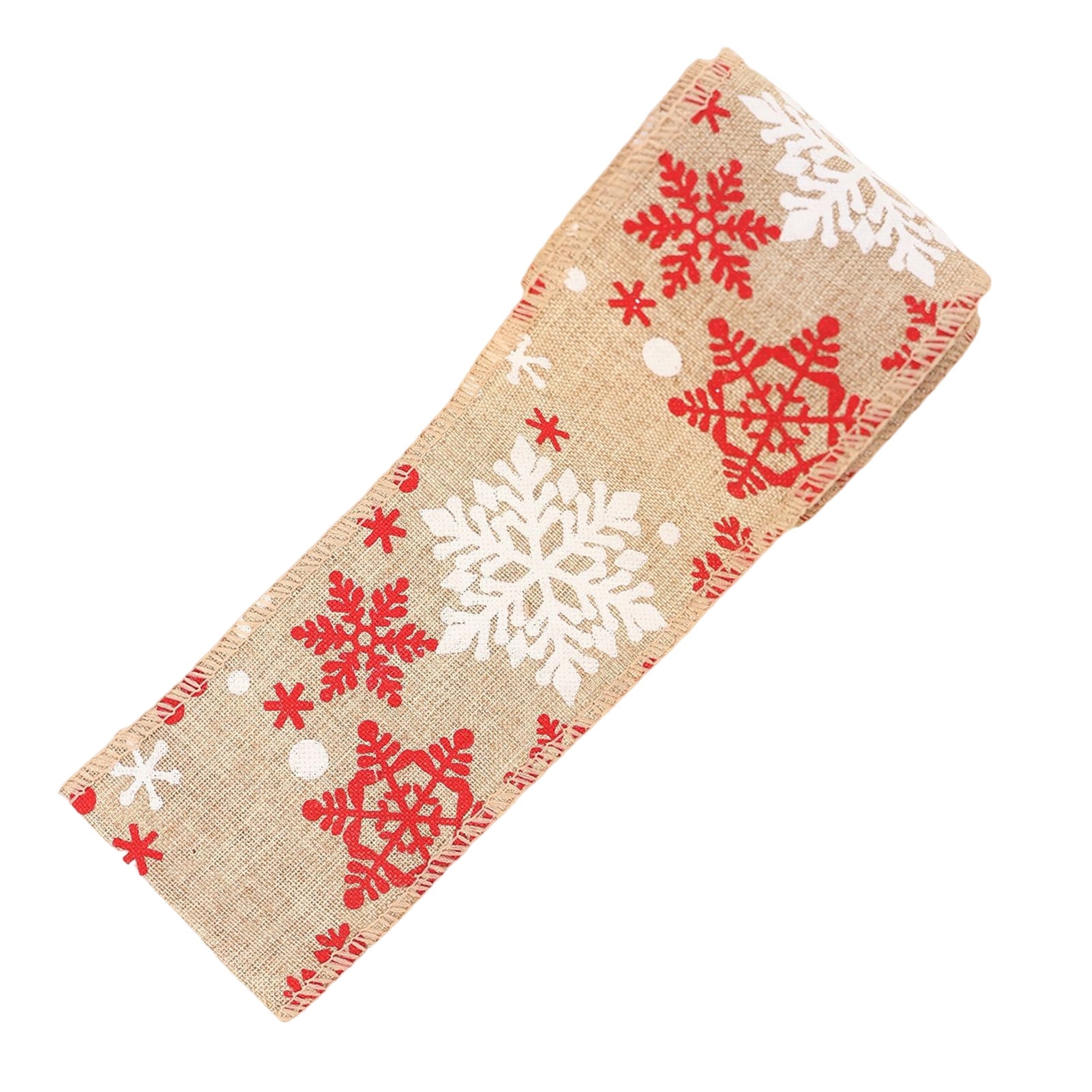 Frogued 1 Roll Linen Roll Odorless Clear Texture Christmas Element ...