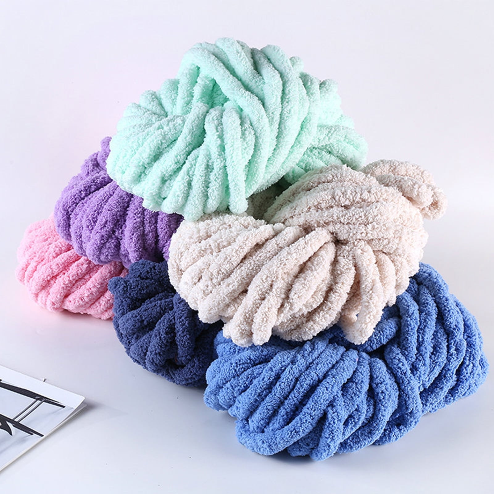 Frogued 1 Roll Super Thick Crochet Thread Breathable Polyester Handmade ...
