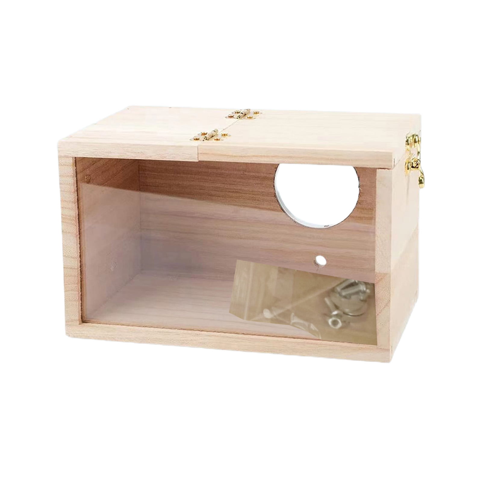 Frogued 1 Set Bird Breeding Box Transparent Smooth Edges Outdoor Bird ...
