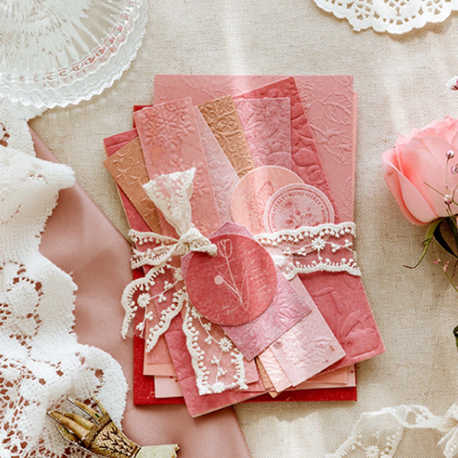 Frogued 1 Set Relievo Paper Card Letterpress Three-dimensional Vintage ...