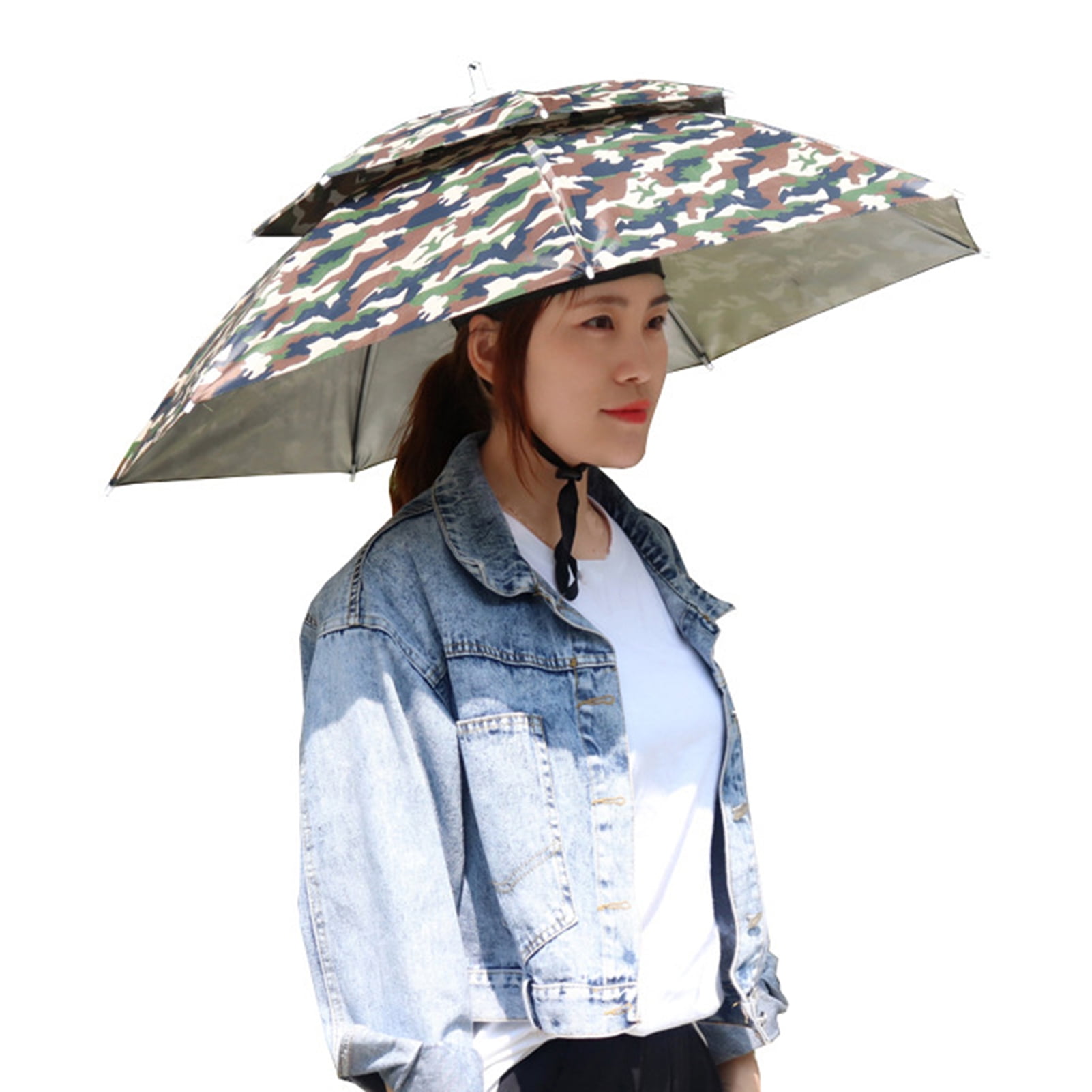 frogued-1-set-umbrella-hat-hands-free-folding-anti-uv-rainproof-double