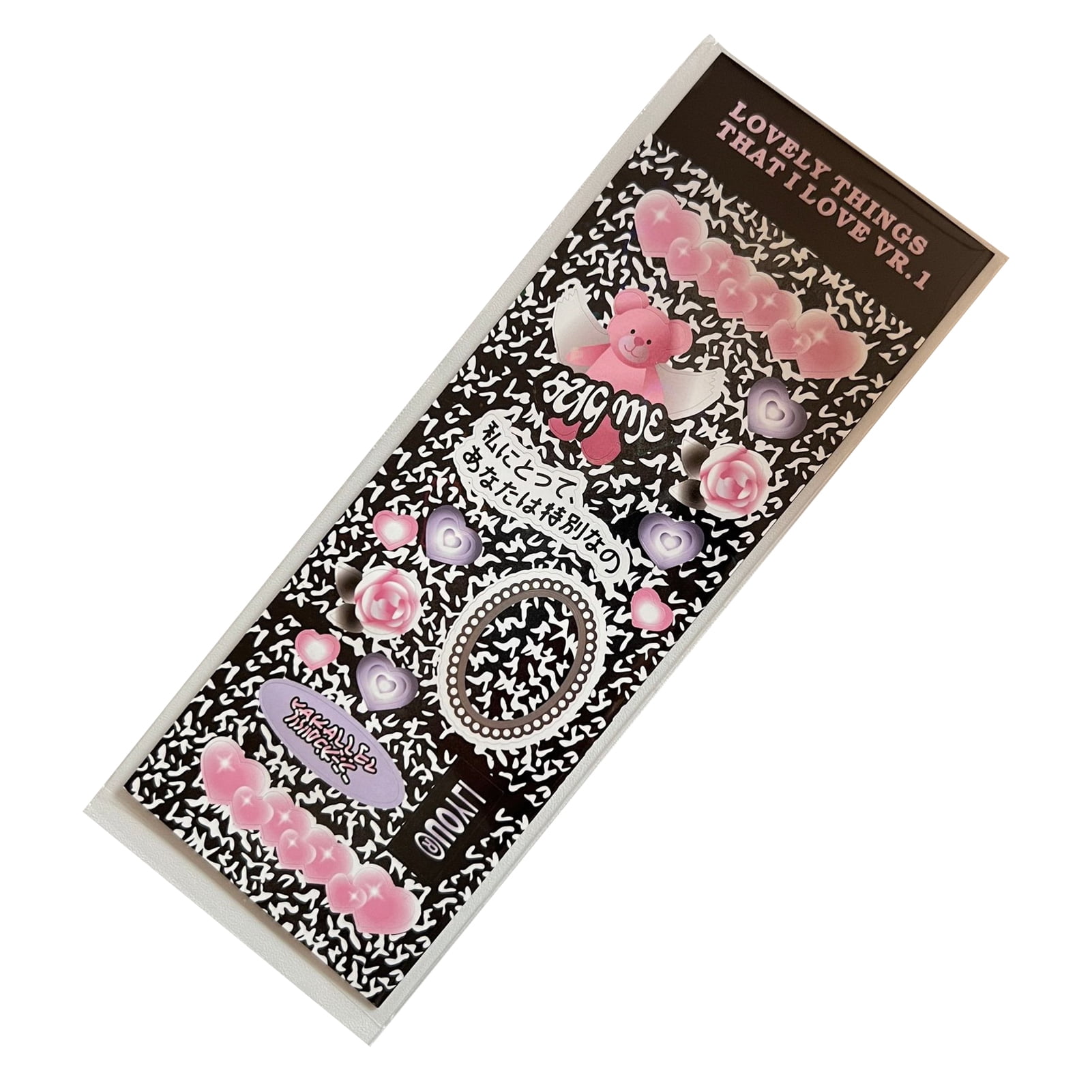 Frogued 1 Sheet Scrapbook Sticker Sweet Cool Style Assorted Peel And ...