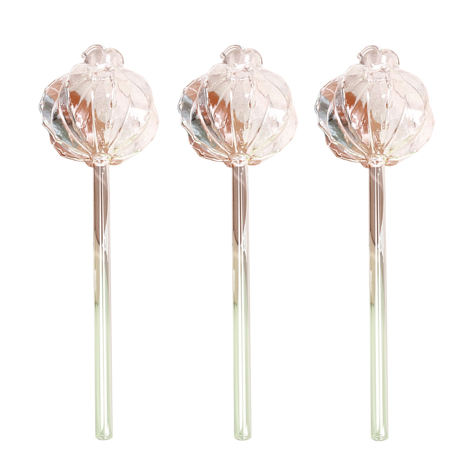 Frogued 3 Pcs Flower Watering Drippers Cactus Ball Shape Transparent ...