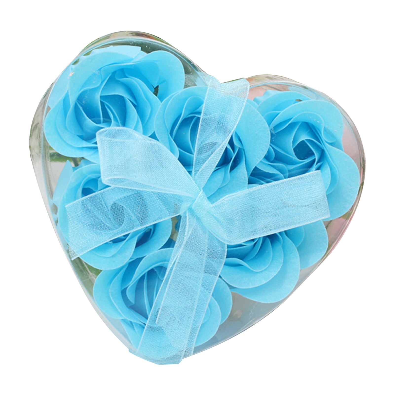 Frogued 6Pcs/Box Soap Flower Delicate Texture Everlasting Multicolor ...