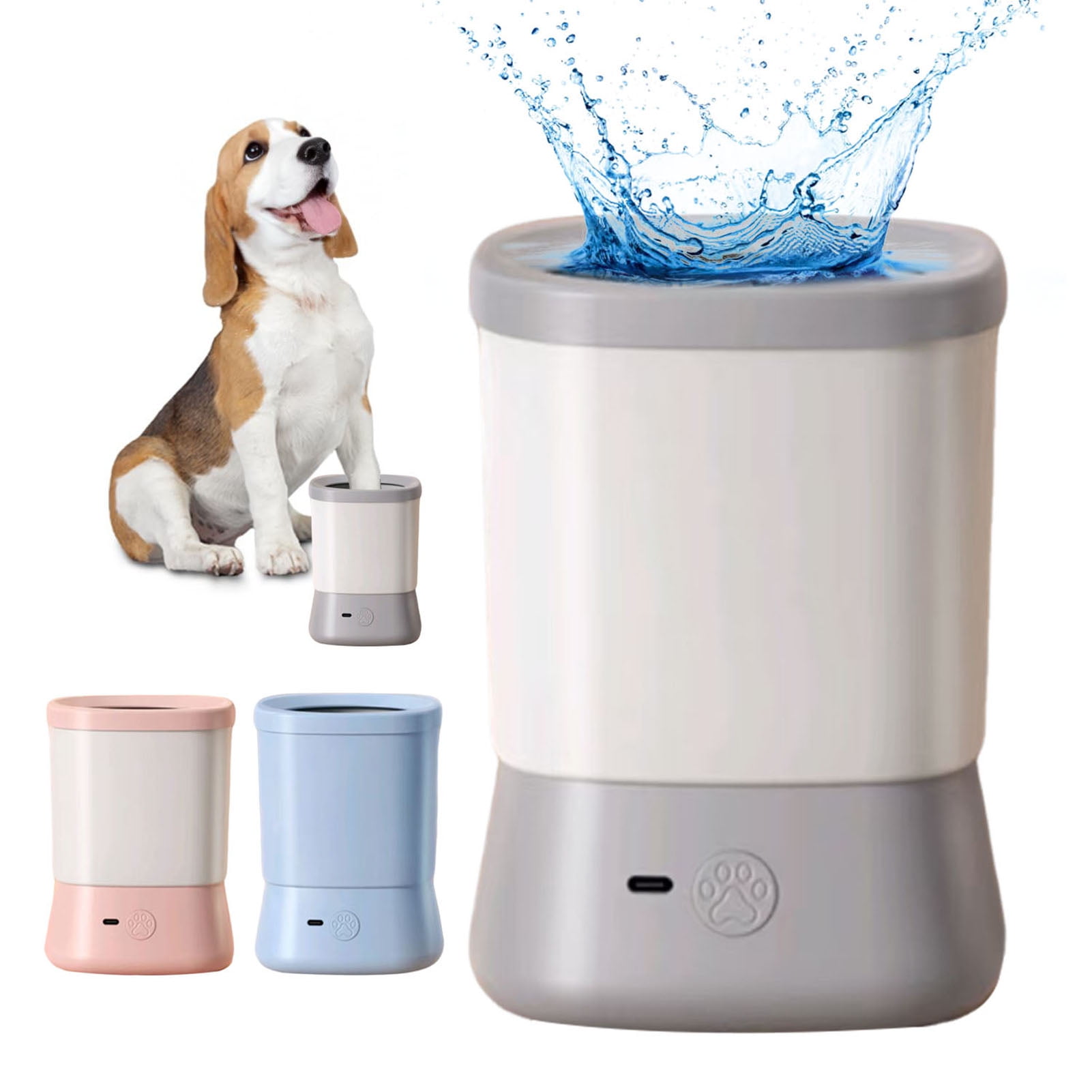 Frogued Automatic Dog Paw Cleaner USB Rechargeable Dog Paw Washing Cup ...