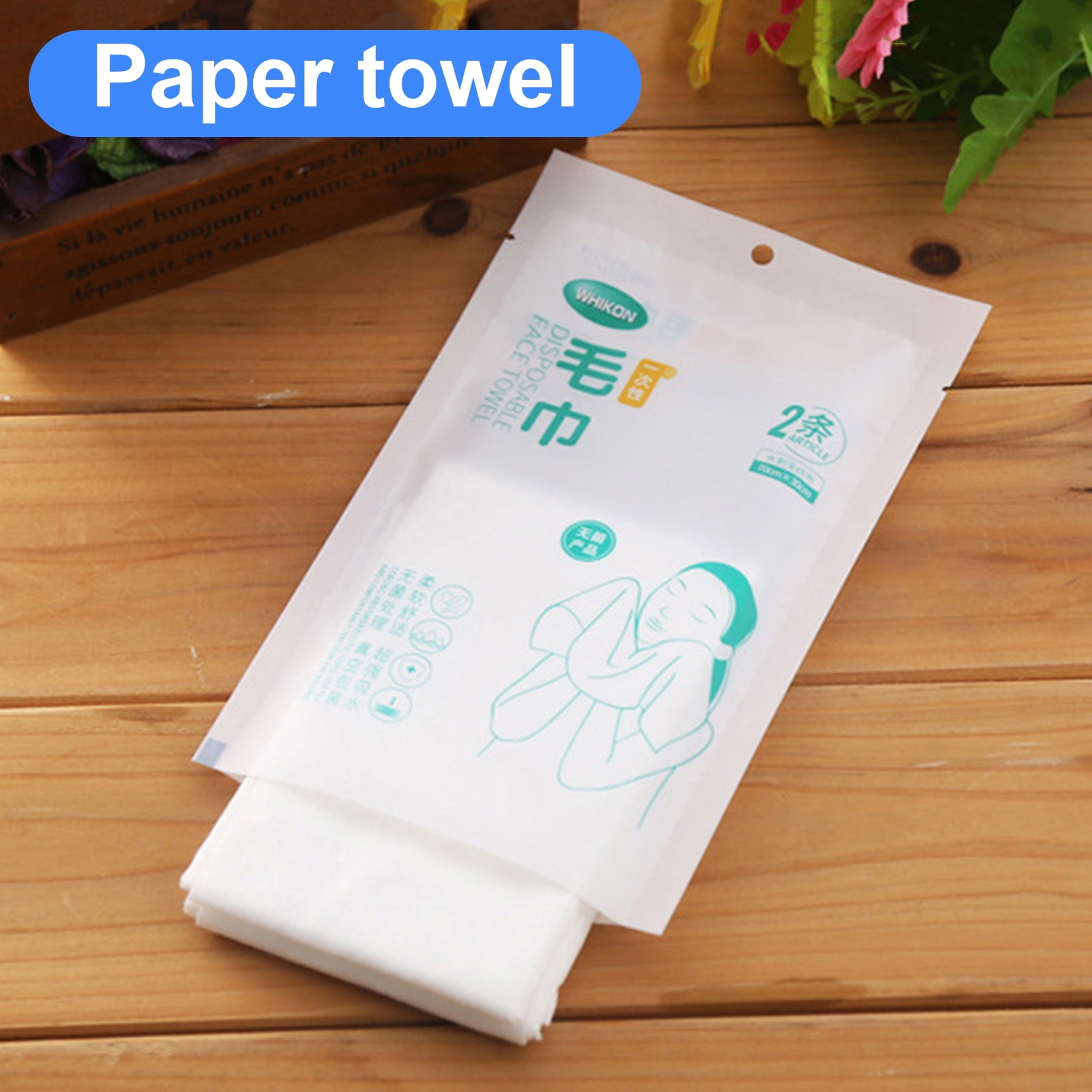 Frogued Disposable Towels Vacuum Packaging Thicker Ultra Soft Travel ...