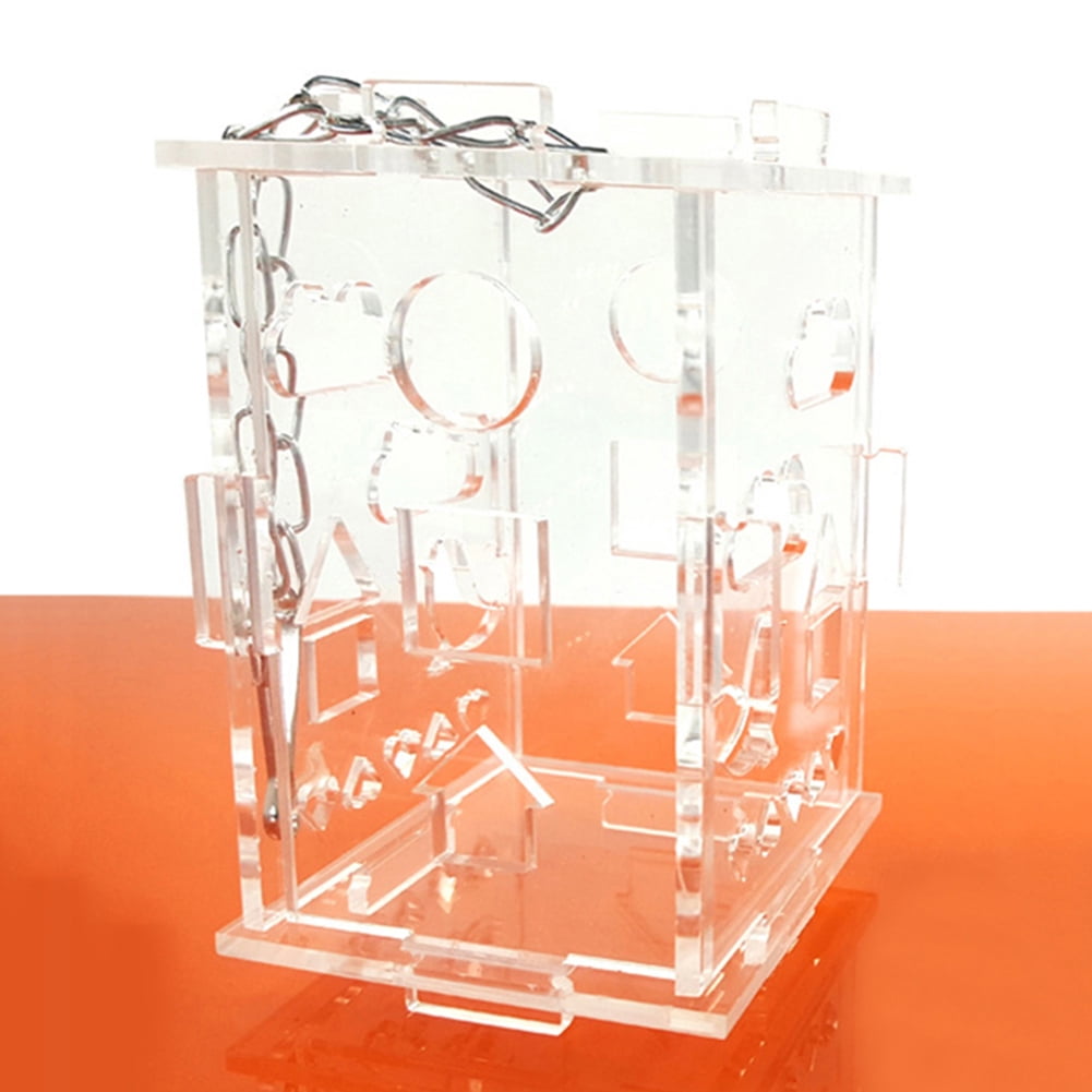 Frogued Funny Clear Pet Bird Parrot Hanging Foraging Cage Food Snack ...