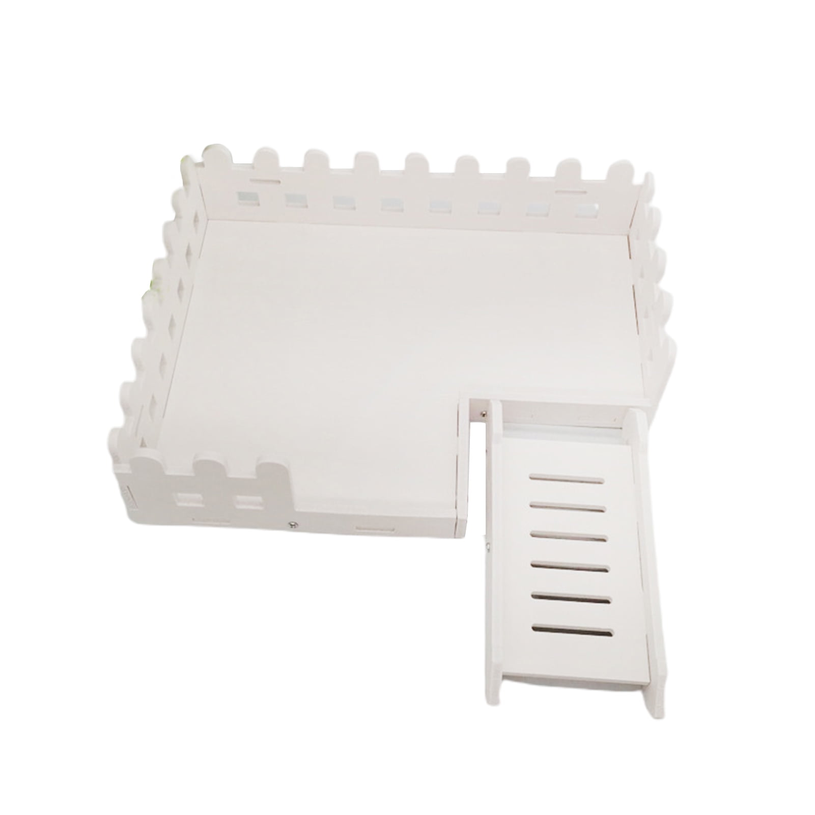 Frogued Hamster Platform with Fence Pet Landscaping Cage Accessories ...