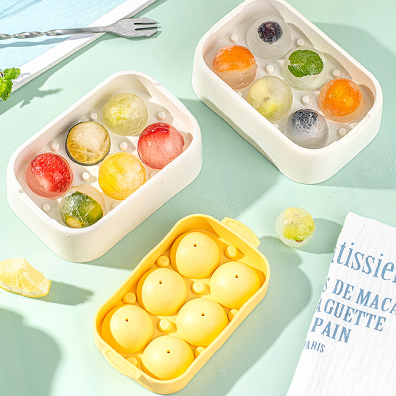 Frogued Ice Maker Multi Grids Easy to Demould Not Easily Deformed with ...