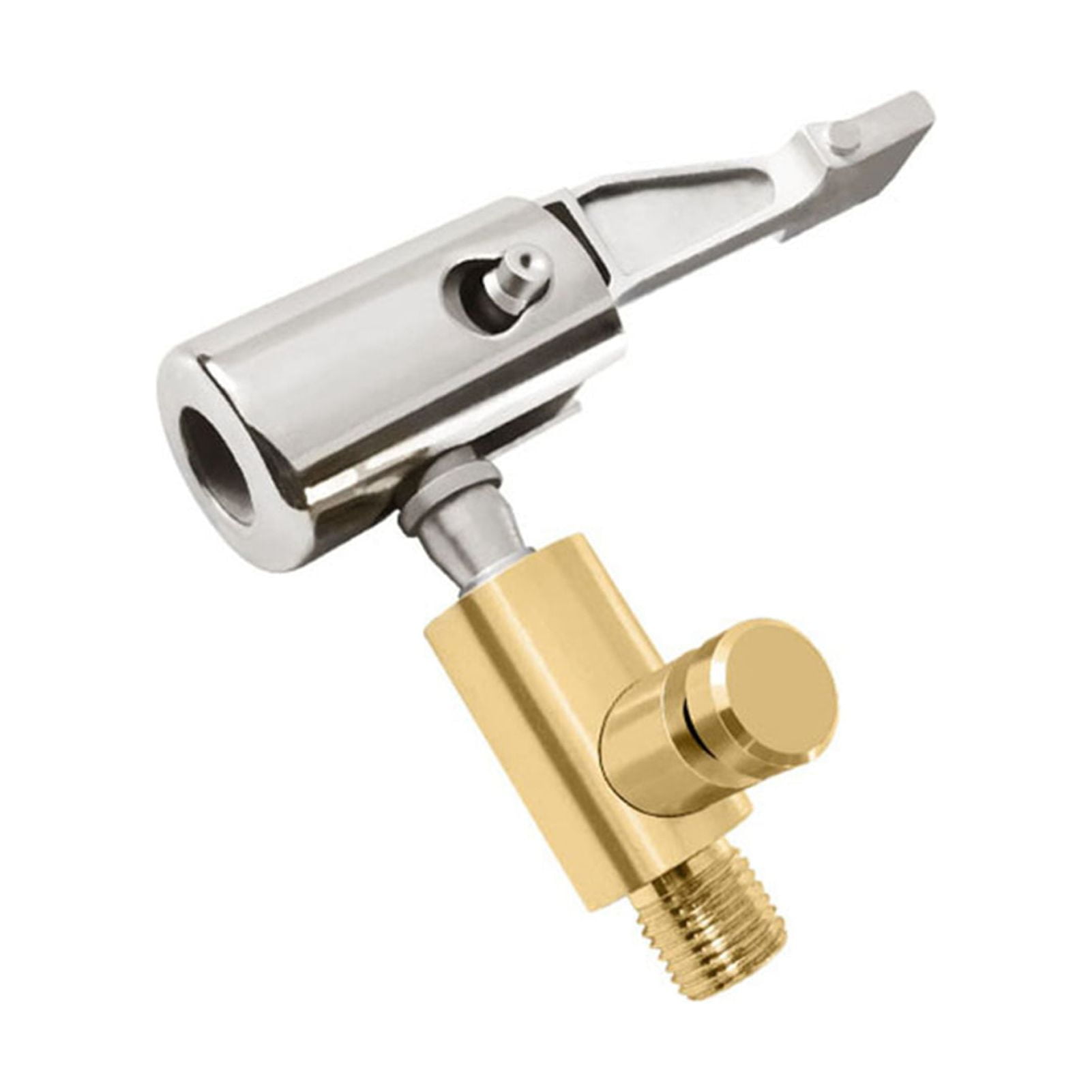 Frogued Inflator Pump Connector Portable 90 Degree Lock-on Zinc Alloy ...