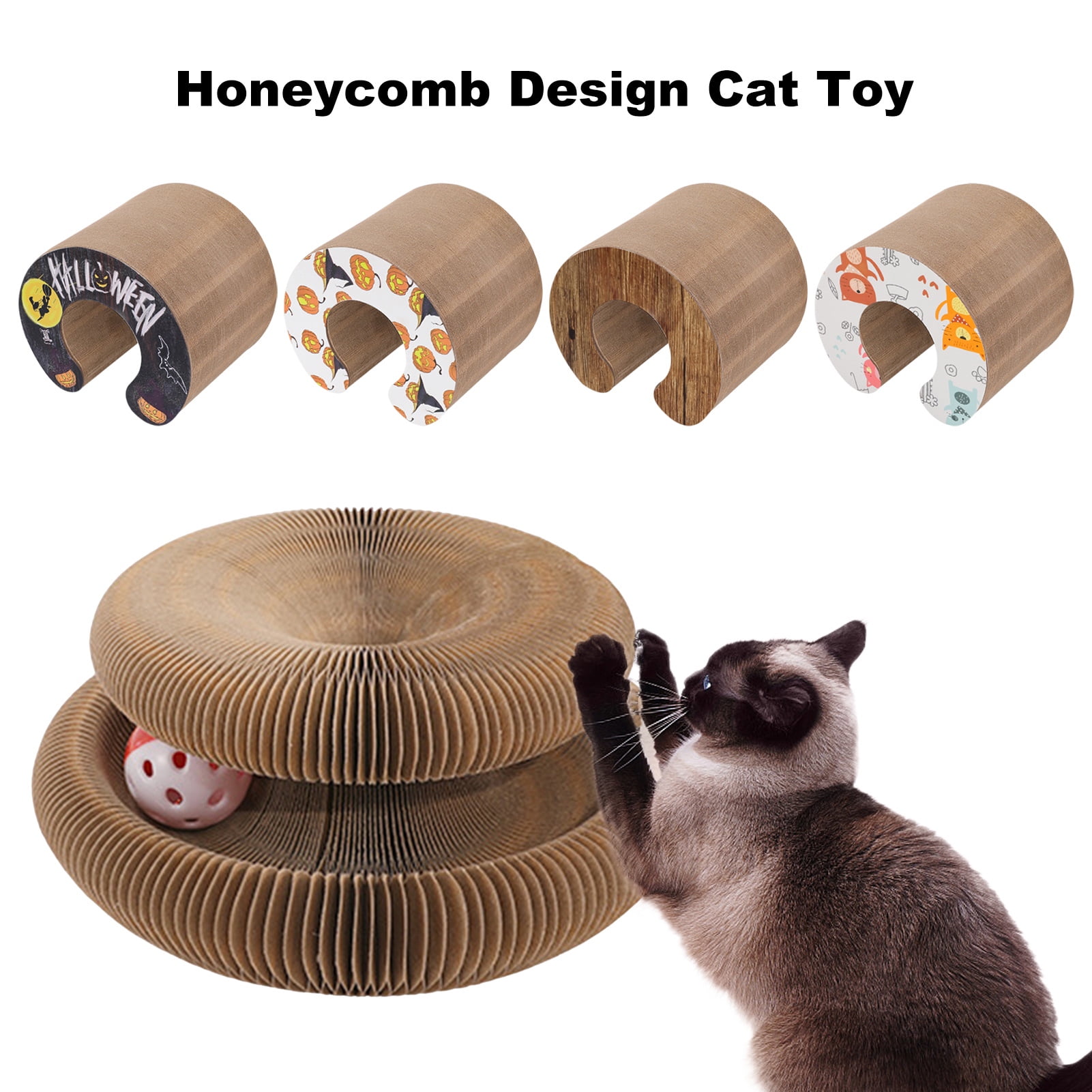 Frogued Magic Organ Cat Scratching Board Interactive Cat Accordion Toy ...