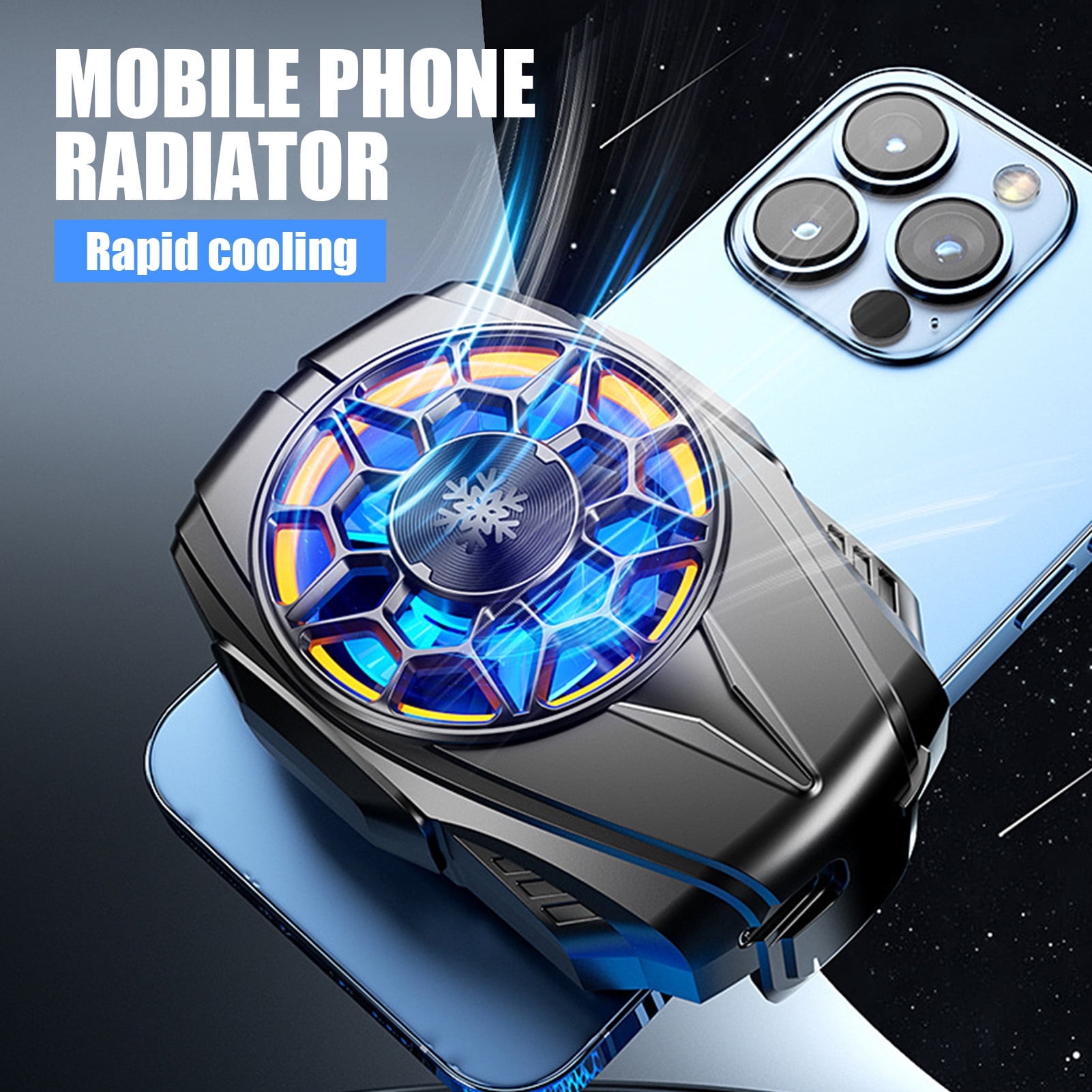 Frogued Mobile Phone Cooler Noise Reduction Fan Heat Dissipation ...