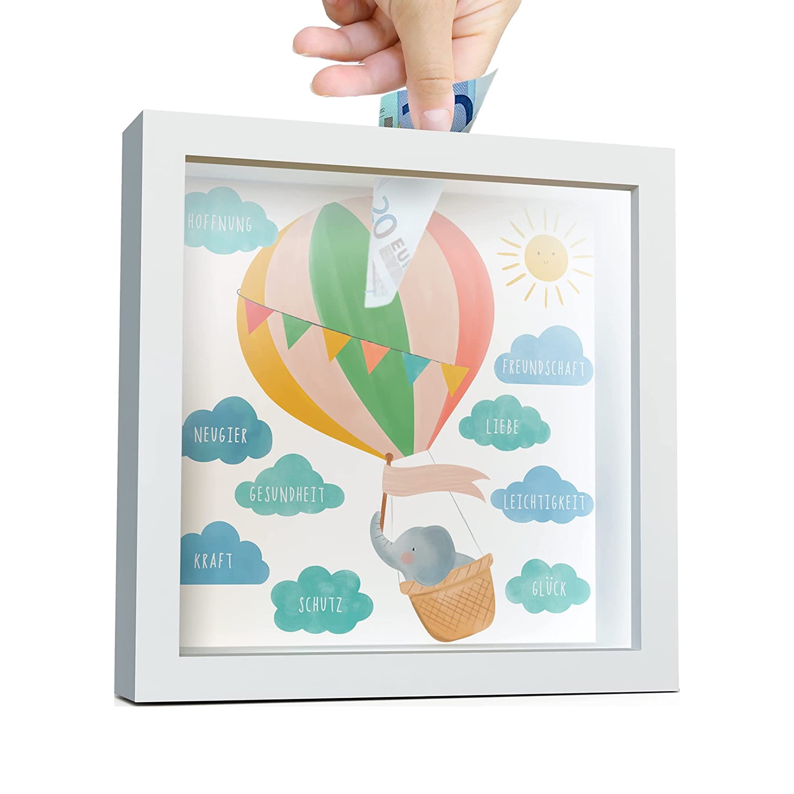 Xinwanna Money Bank Push-pull Design Transparent Cute Pattern Saving ...