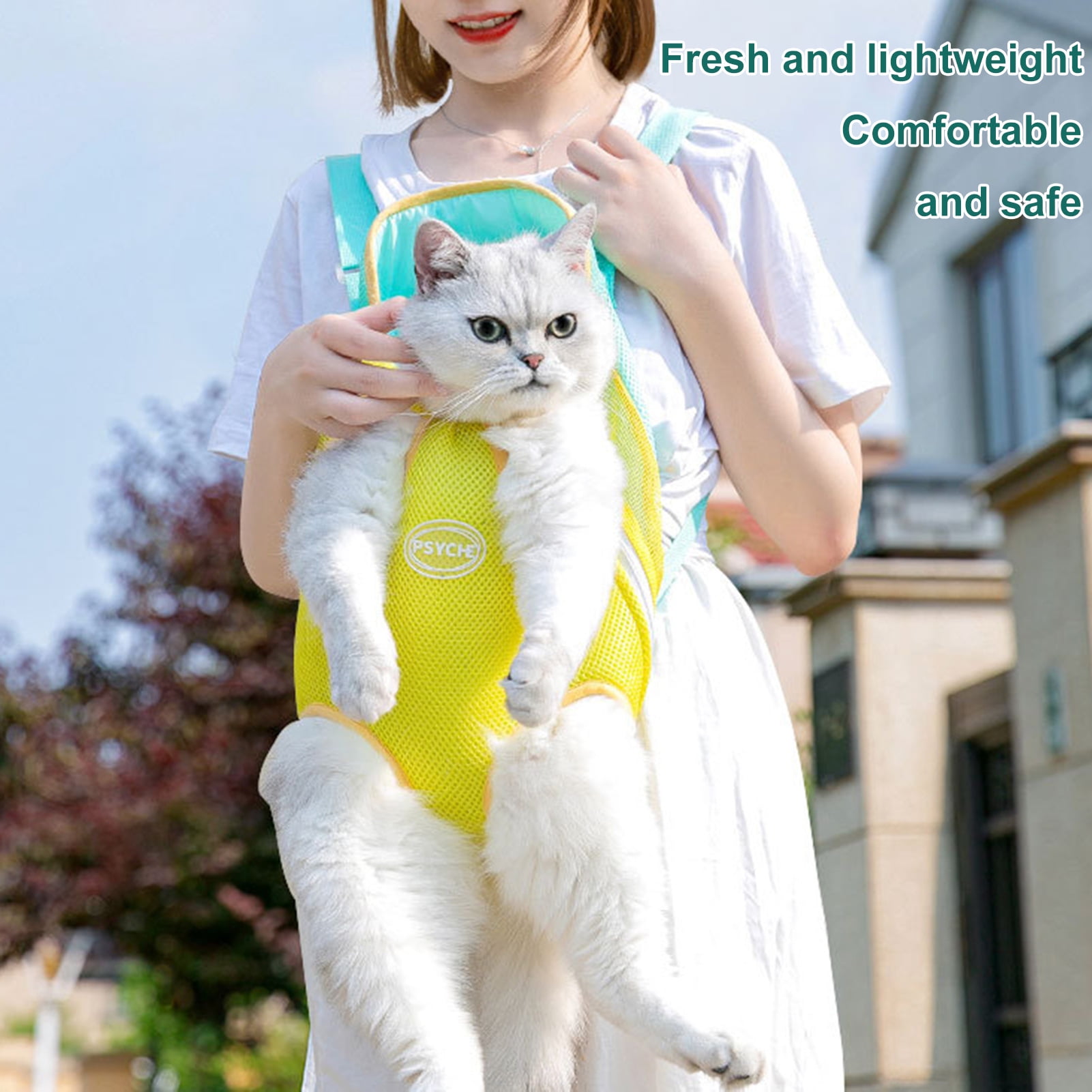 Frogued Pet Carrier Backpack Adjustable Pet Front Carrier Backpack Legs ...