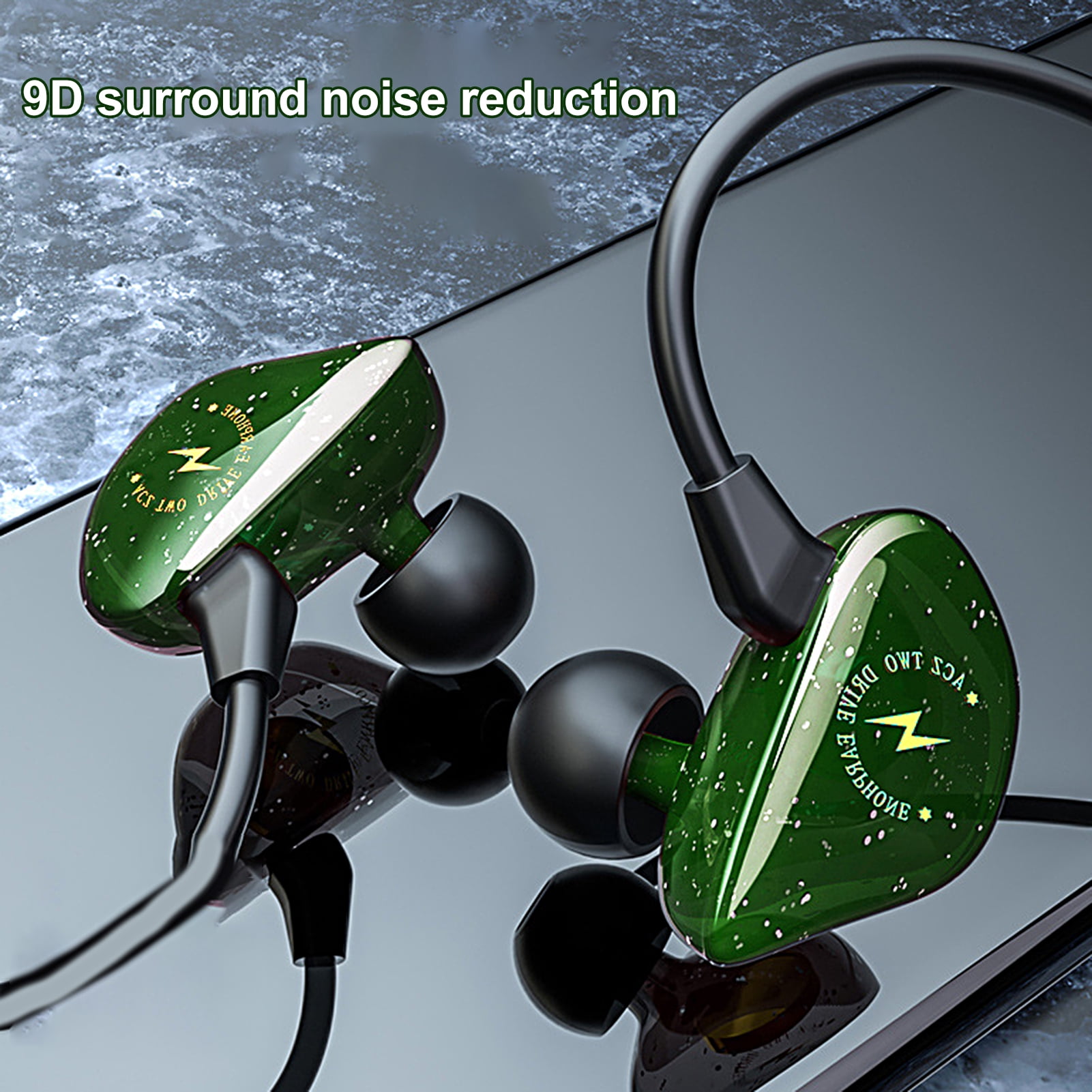 Frogued Phone Headset Intelligent Noise Reduction Subwoofer Calling ...